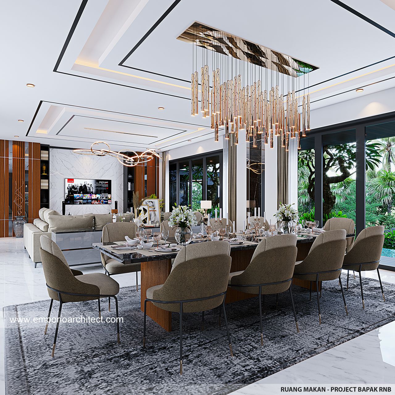 Mr. RNB 1747 Modern House 3 Floors Design - Bitung, Sulawesi Utara ...