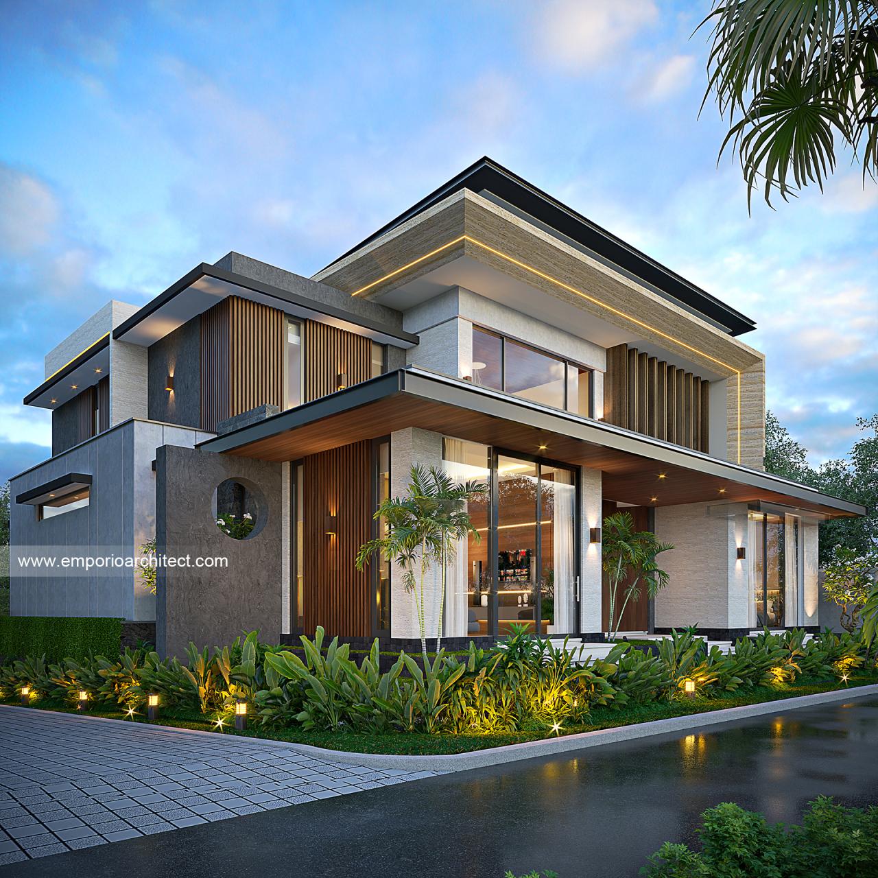 Mr. WRS 1591 Modern House 3 Floors Design - Purworejo, Jawa Tengah ...