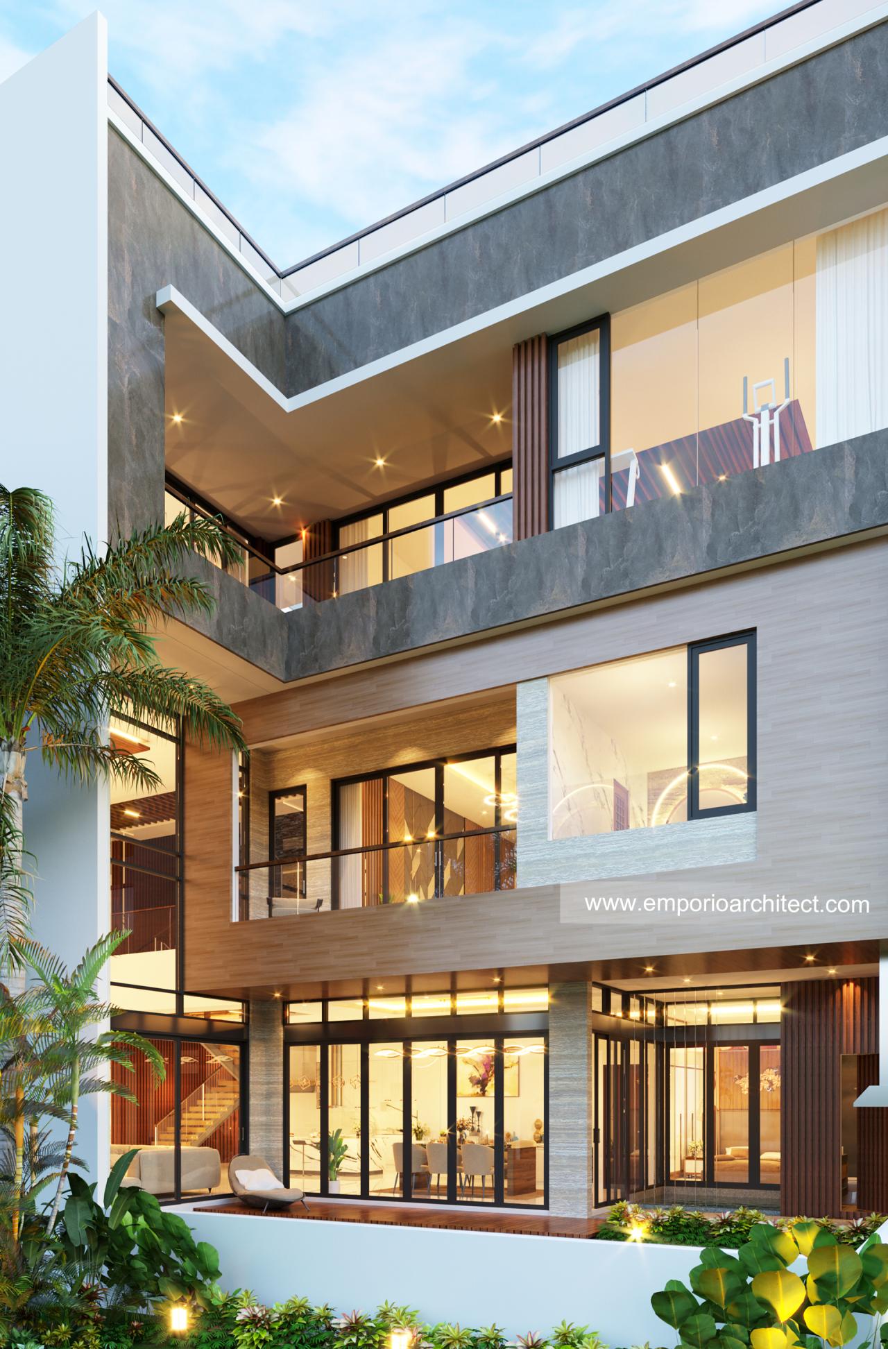 Mrs. Maria Modern House 3 Floors Design - Jakarta 17699 - 3 Floors ...
