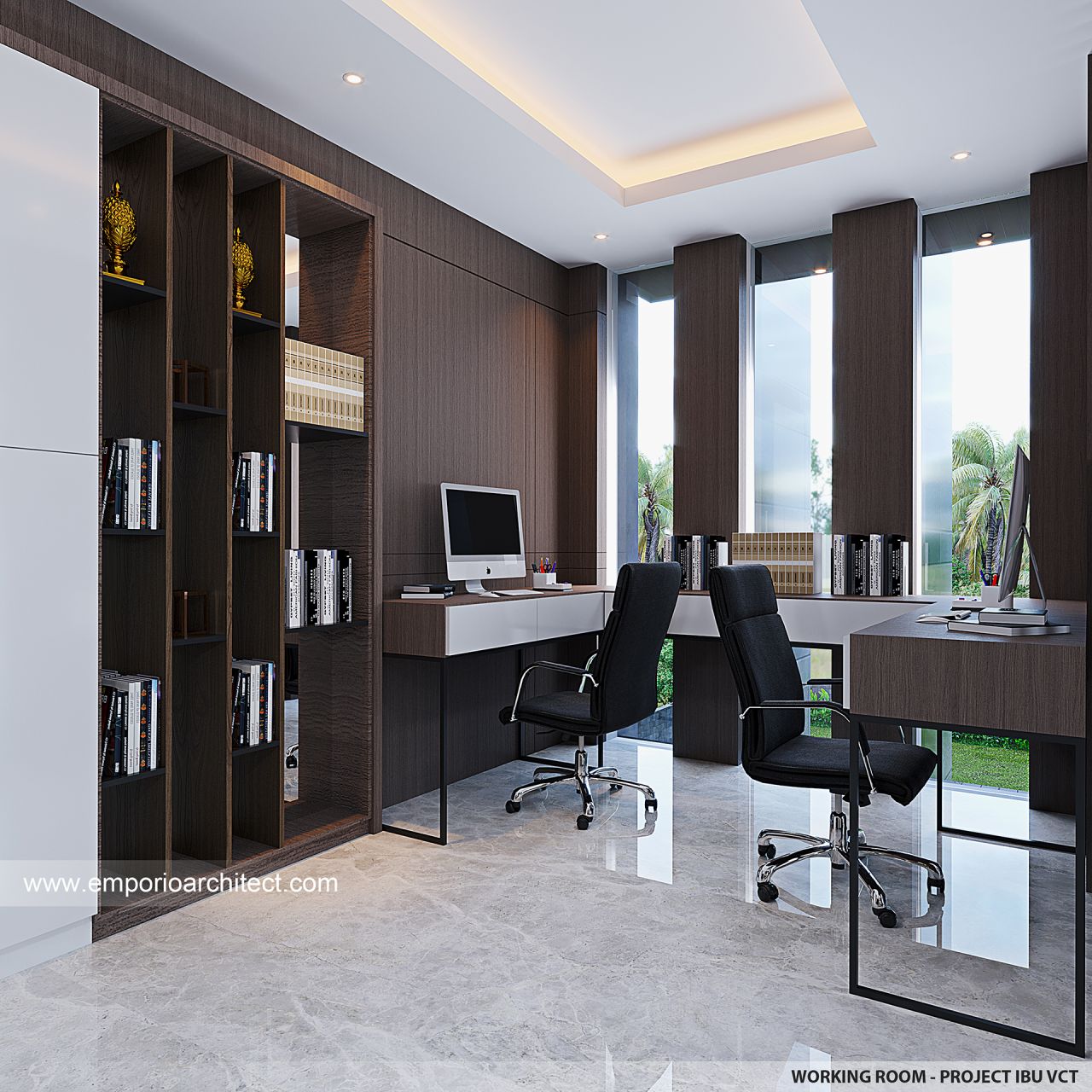 Mrs. VCT 1817 Modern House 3 Floors Design - Cibubur, Jakarta Timur 39577 - Interior Home Design