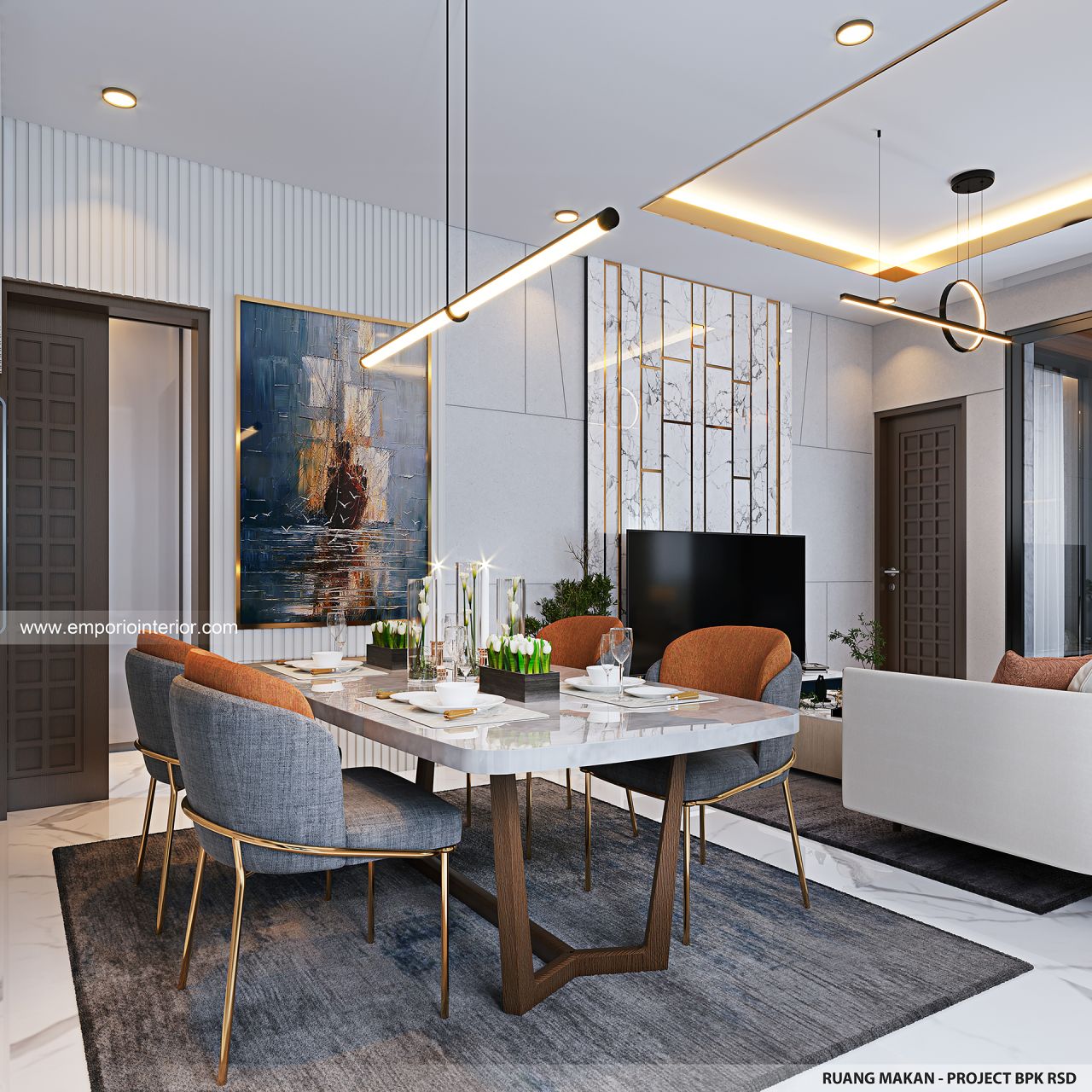 Mr. RSD 2097 Modern House 3 Floors Design - Bekasi 45230 - Interior Design