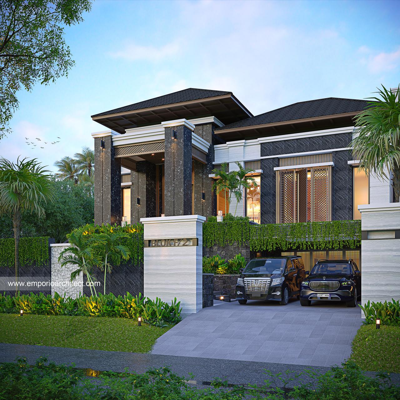 Mr. ED 1518 Modern House 3 Floors Design - Cibubur, Jakarta Timur 30033 - 2 Floors House Design