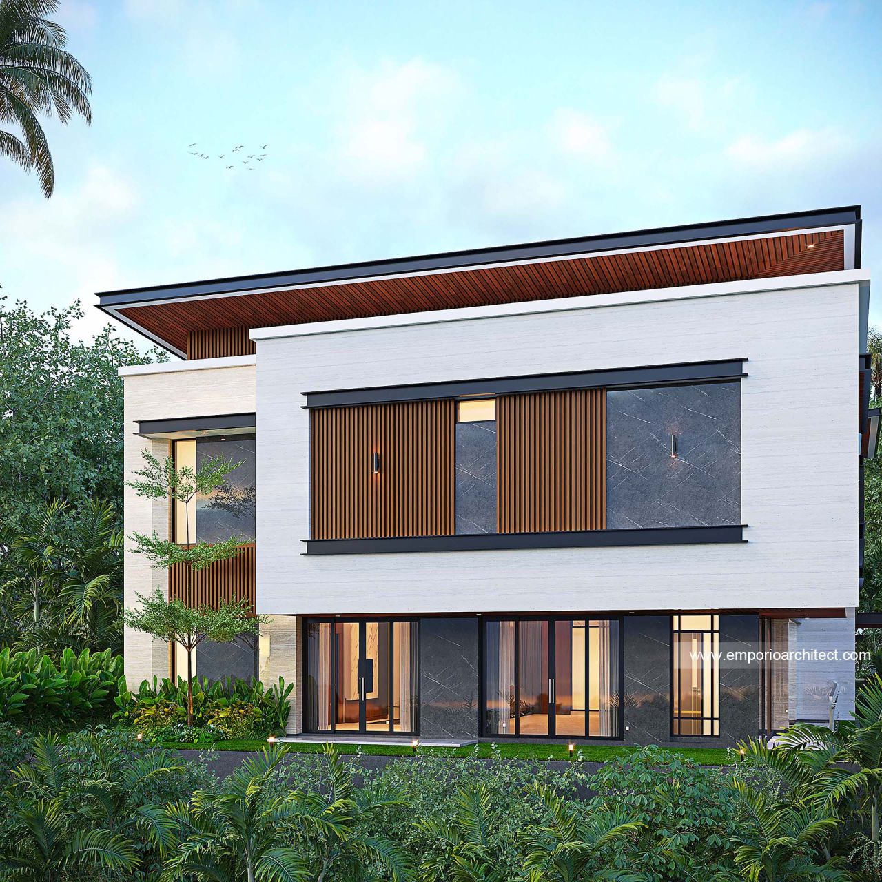 Mr. WLL 1787 Modern House 3 Floors Design - Samarinda 38926 - Modern ...