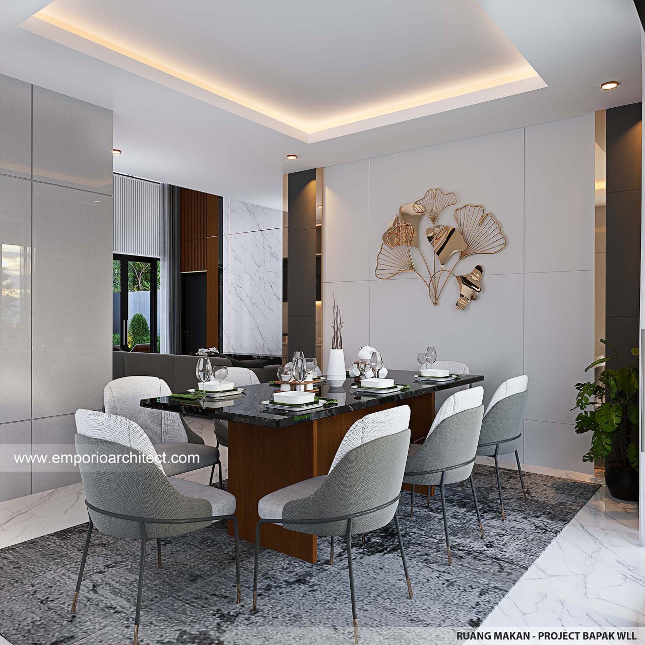 Mr. WLL 1787 Modern House 3 Floors Design - Samarinda 38929 - Interior ...