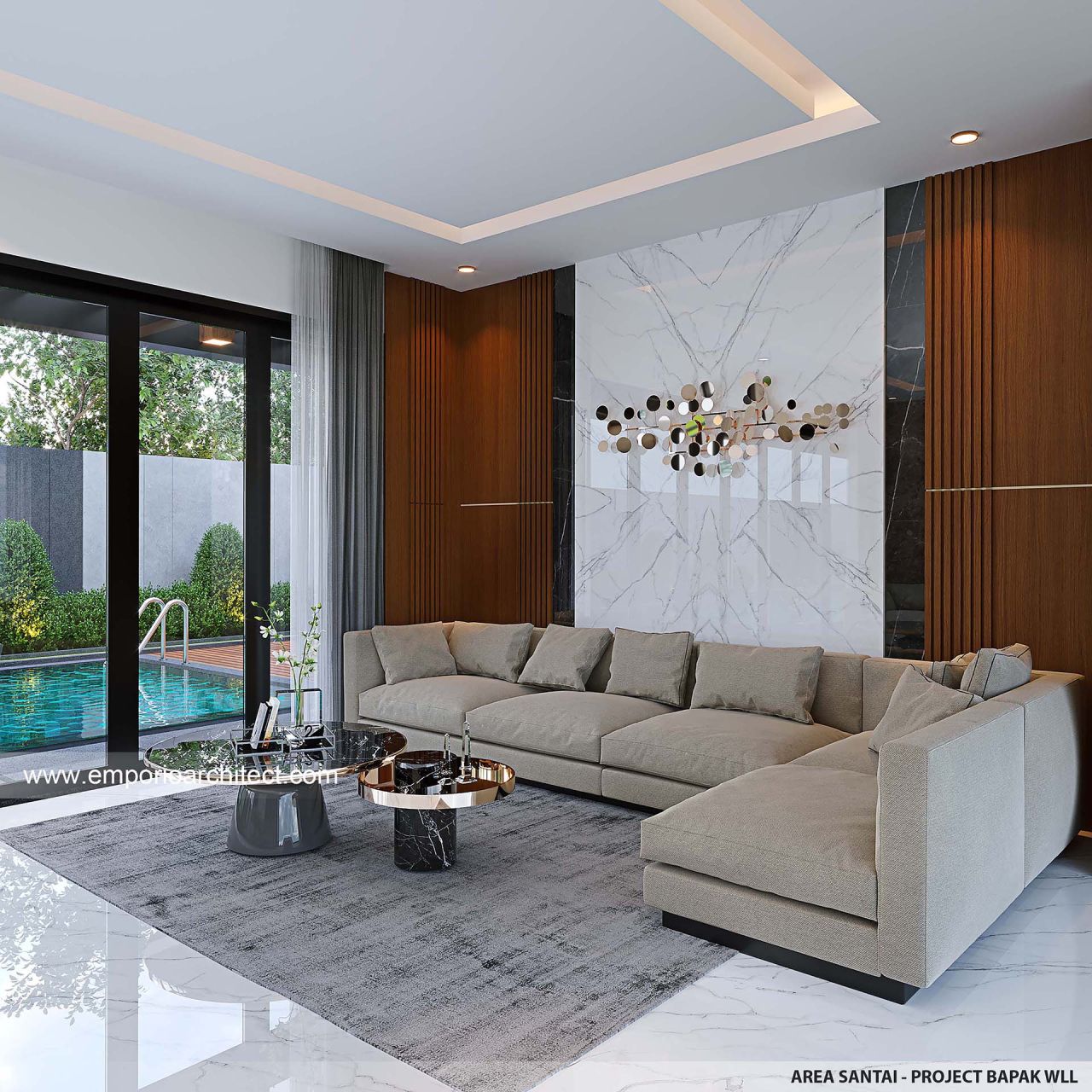 Mr. WLL 1787 Modern House 3 Floors Design - Samarinda 38934 - Family ...