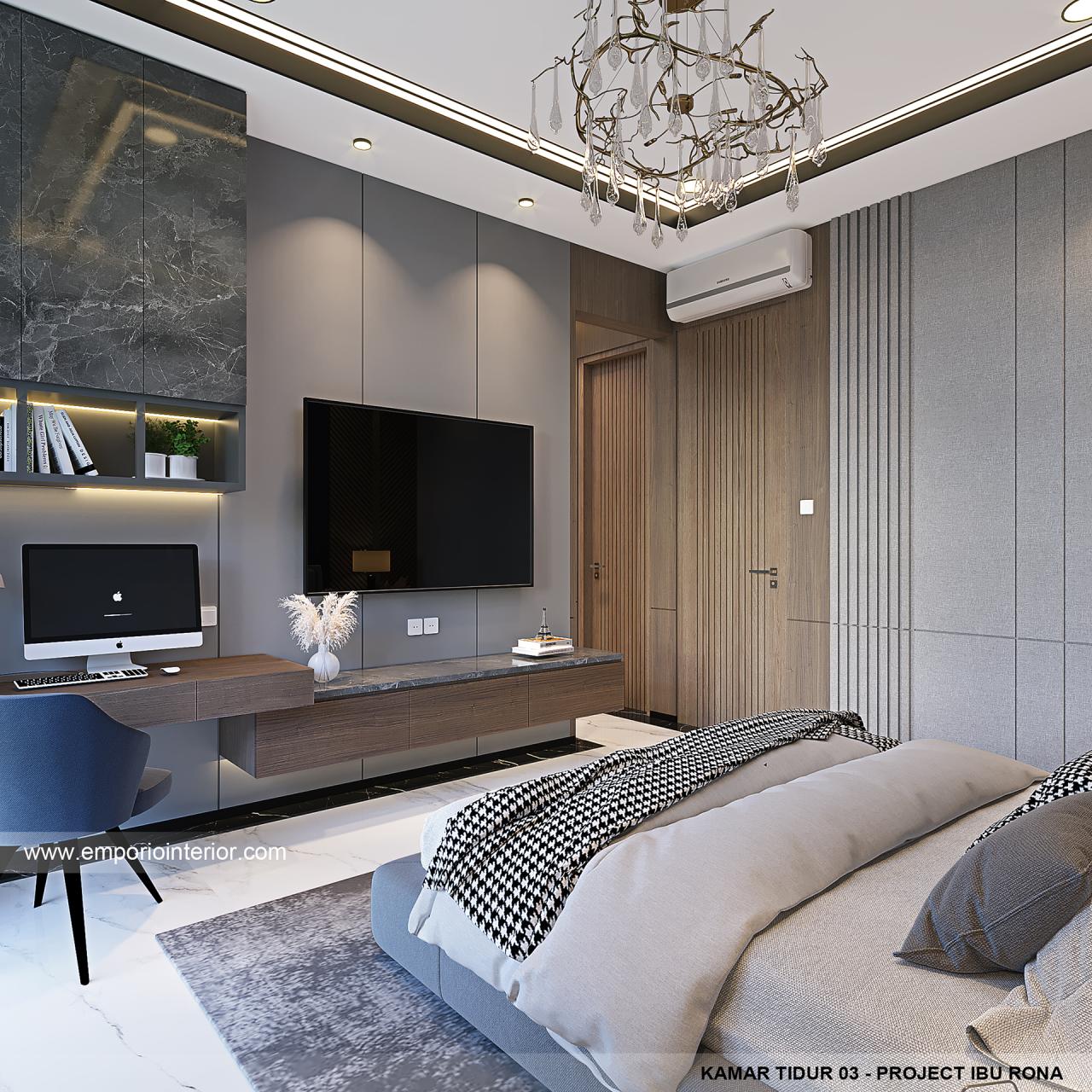 Mrs. RN 2053 Modern House 3 Floors Design - Jambi 40797 - Interior Design