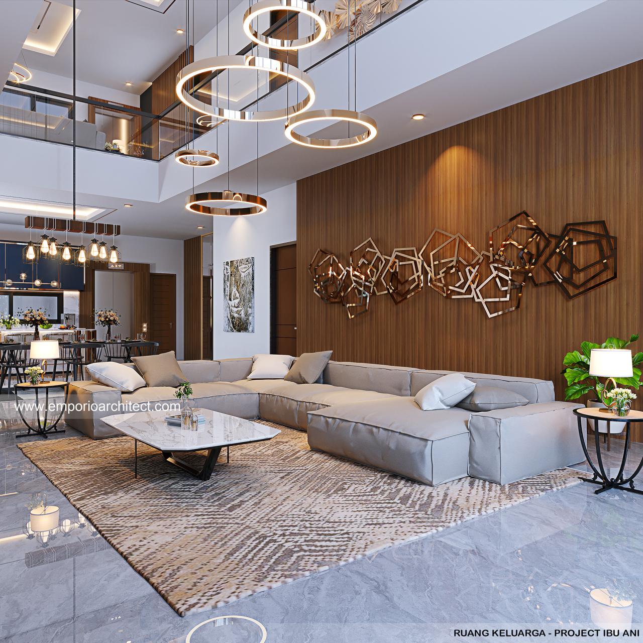 Mrs. AN 1461 Modern House 3 Floors Design - Jakarta 28903 - Void Design