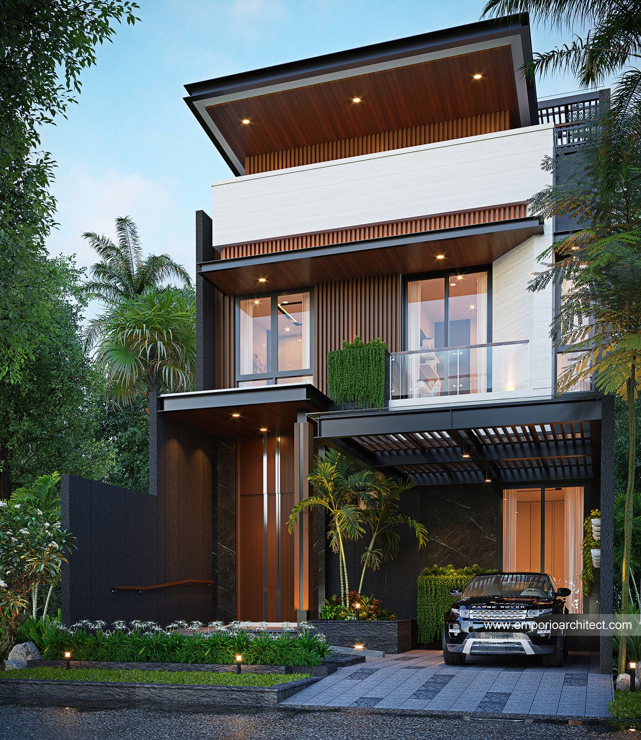 Mrs. NNA Modern House 3 Floors Design - PIK, Jakarta Utara 46640 ...