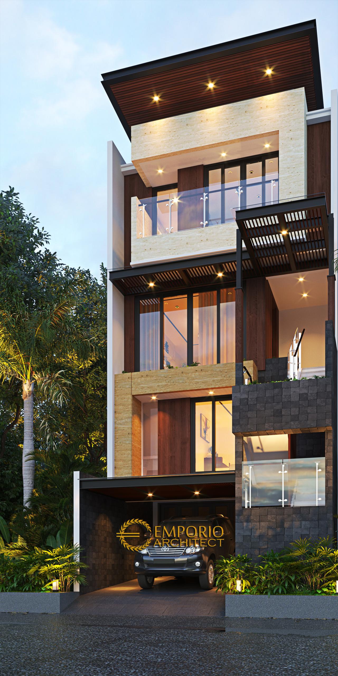 Mr. Doddy Modern House 3.5 Floors Design - Jakarta Utara