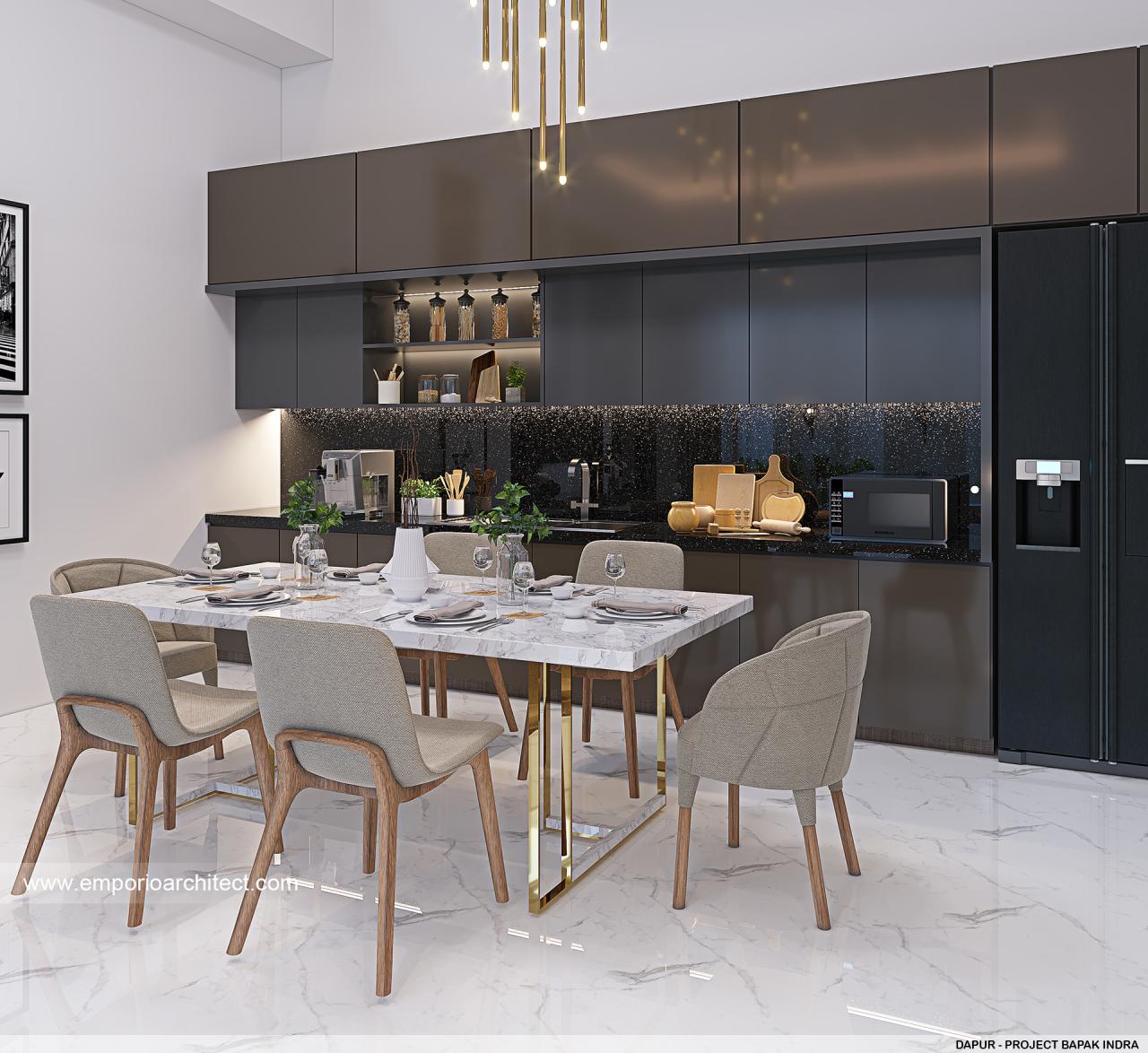 Mr. Indra Classic Modern House 3.5 Floors Design - Kepala Gading ...