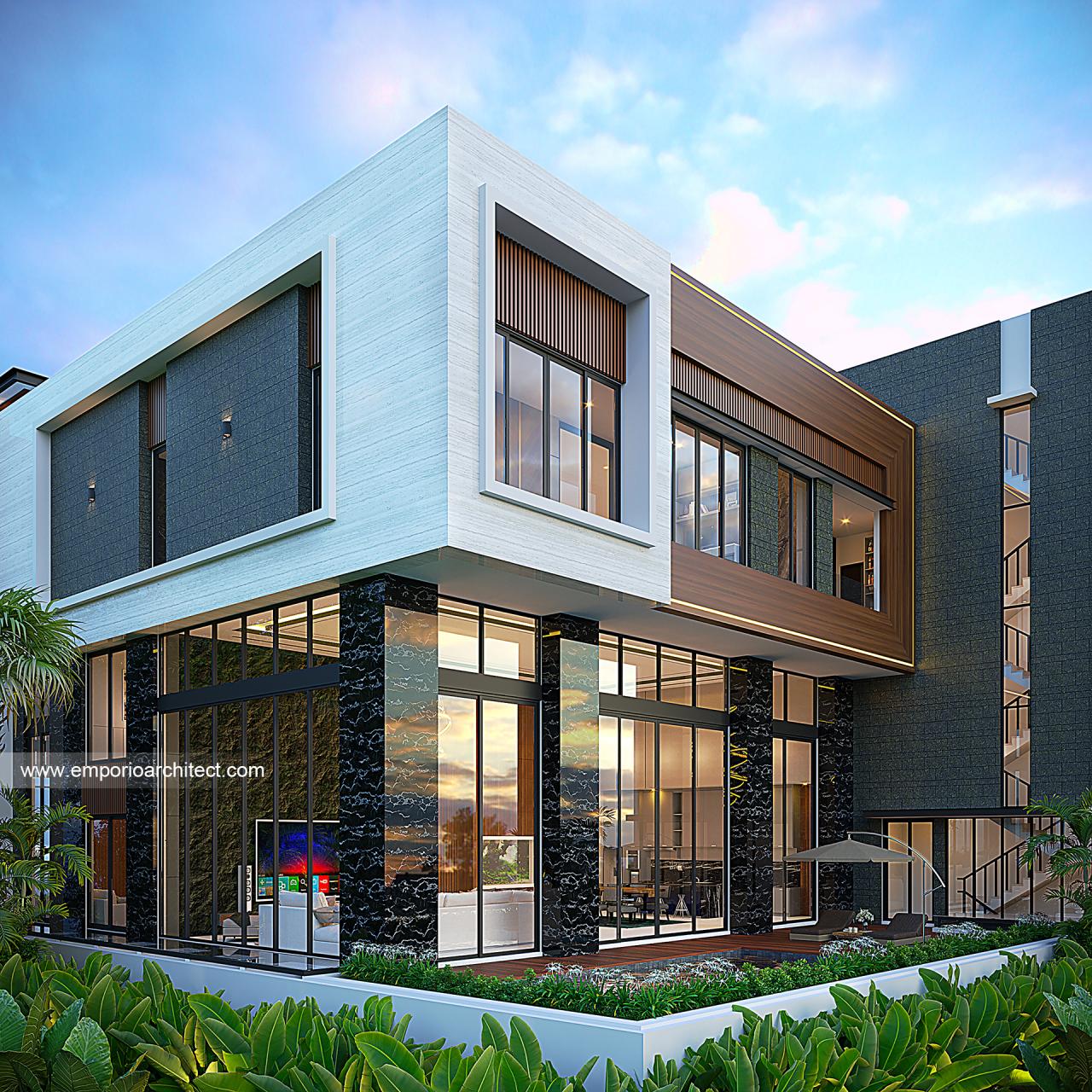 Mr. UN 1609 Modern House 2 Floors Design - Kelapa Gading, Jakarta Utara ...
