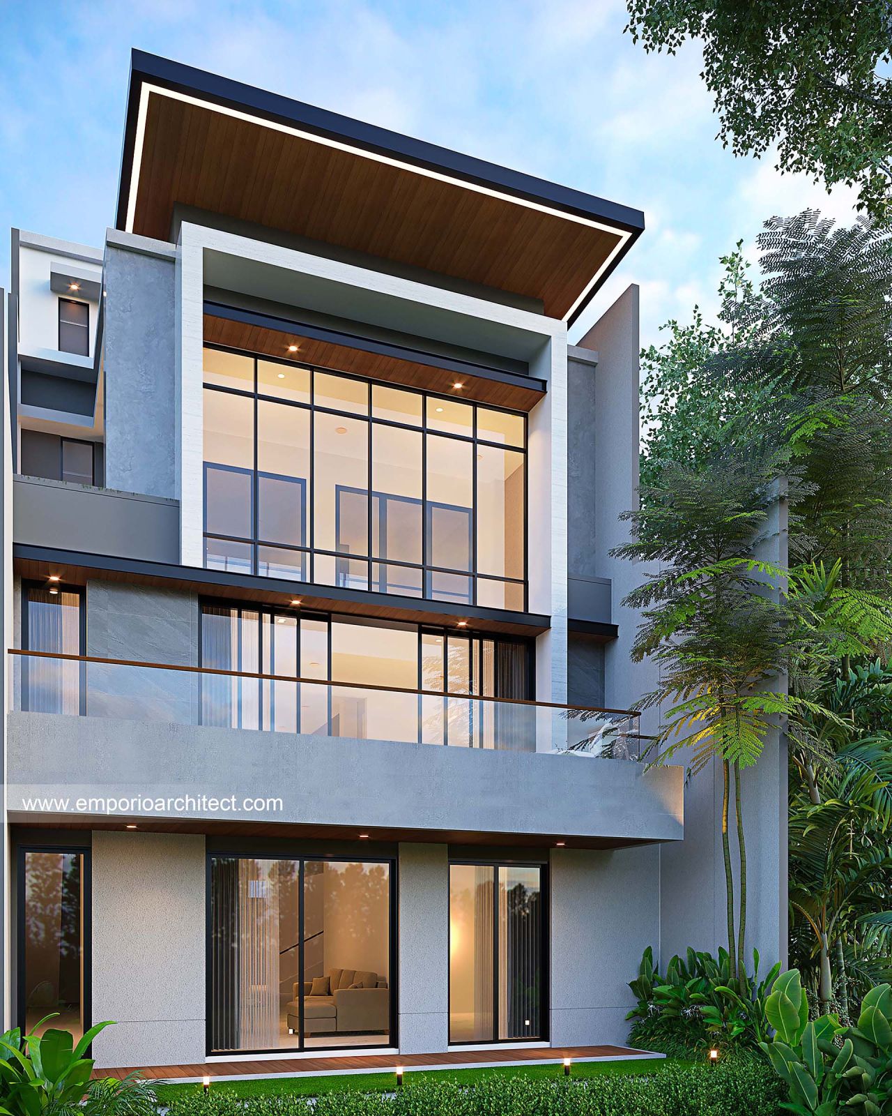 Mr. UMN Modern House 4 Floors Design - PIK, Jakarta Utara 44381 ...