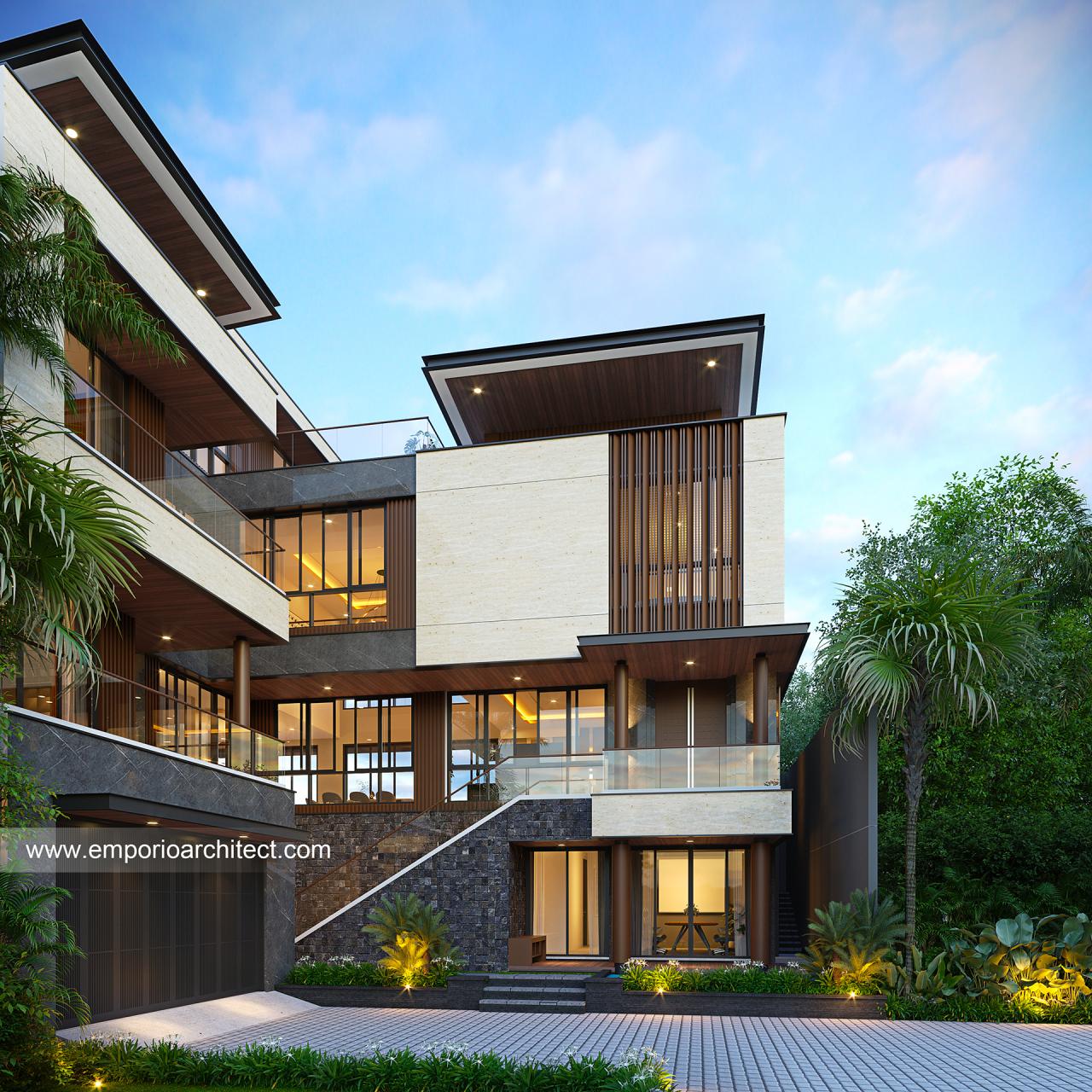 Mrs. STF 1585 Modern House 4 Floors Design - Bali 32782 - Home Exterior ...