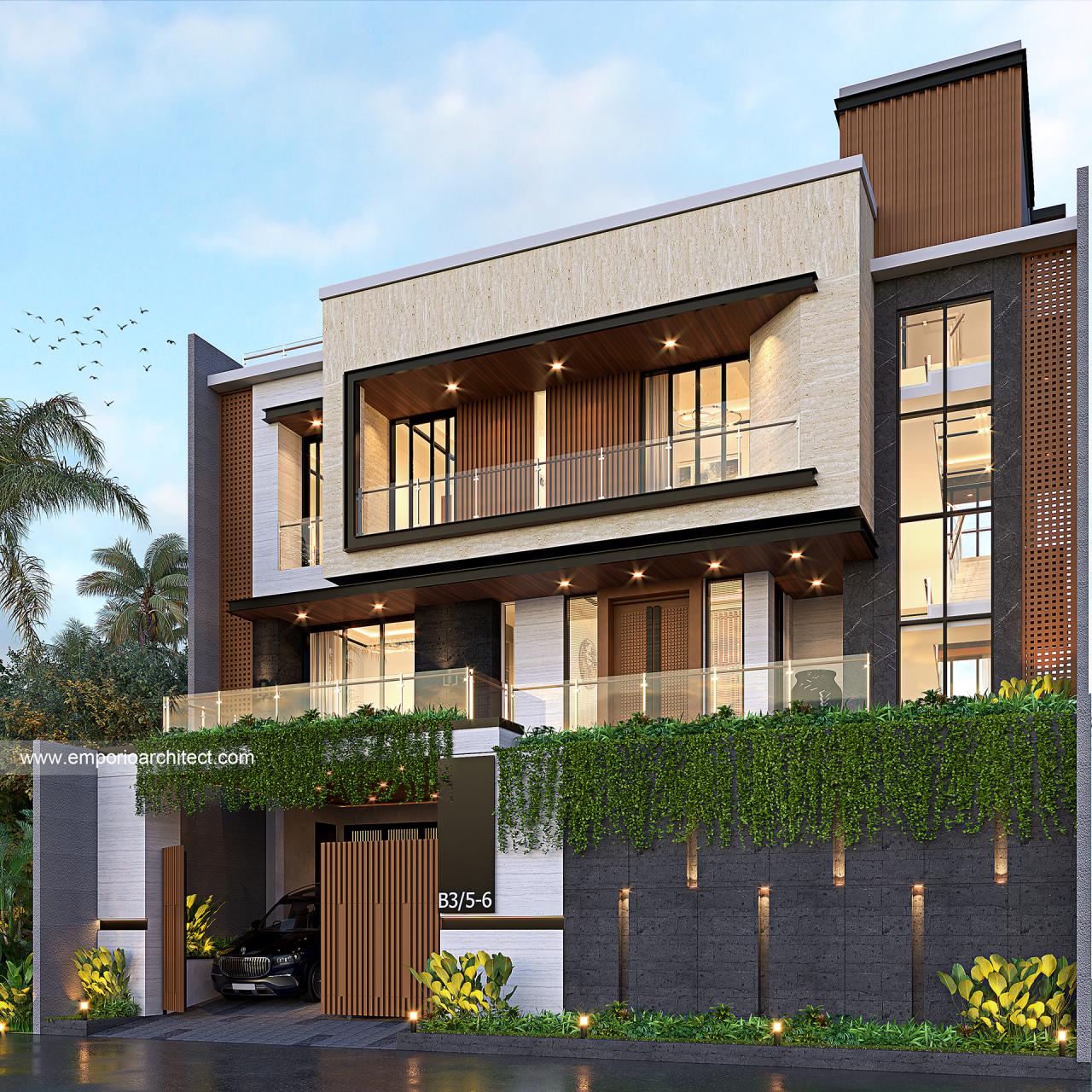 Mr. A 1353 Modern House 4 Floors Design - Jakarta Barat 26735 ...