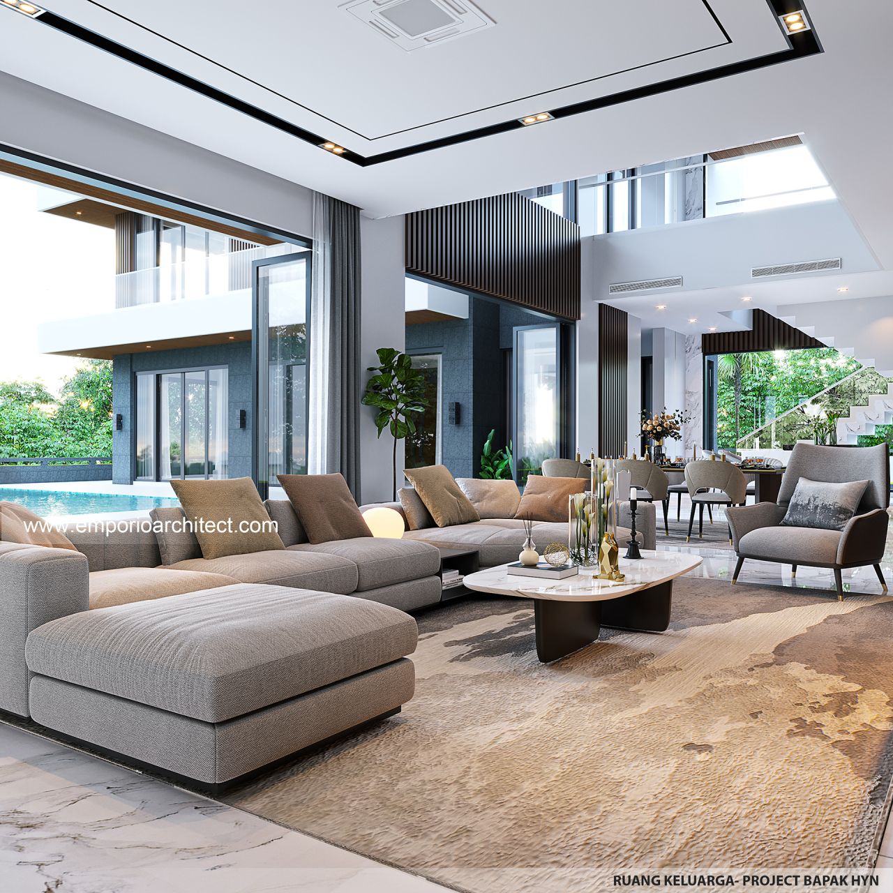 Mr. HYN 1784 Modern House 4 Floors Design - Batam 38892 - Interior Design