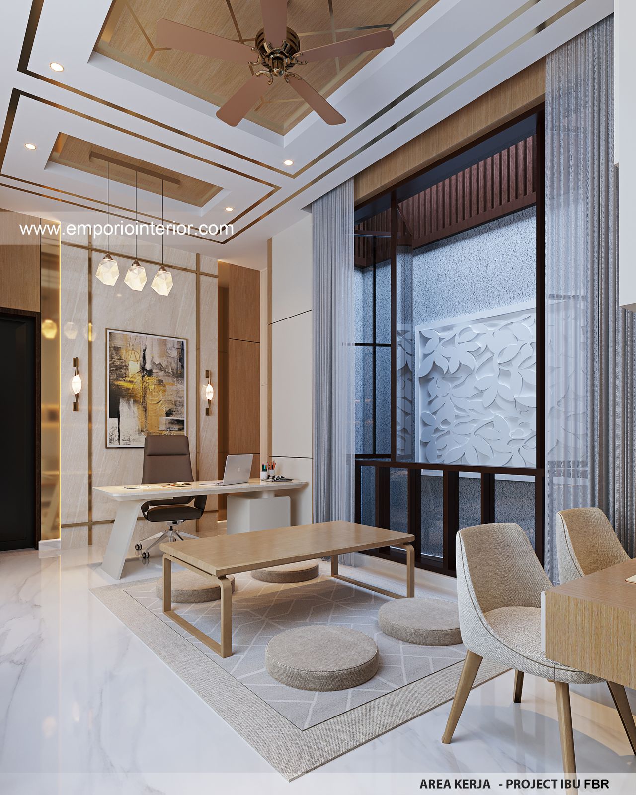 Mrs. FBR 2084 Modern House 4 Floors Design - Jakarta 45653 - Interior ...