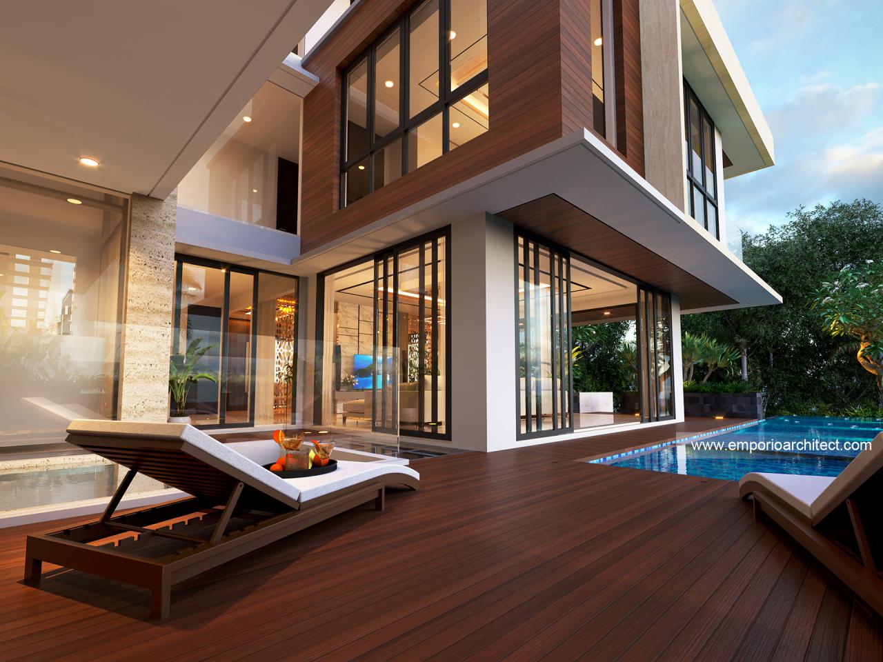 Mr. MCL 1283 Modern House 4 Floors Design - BSD, Tangerang Selatan, Banten 22436 - Home Exterior ...