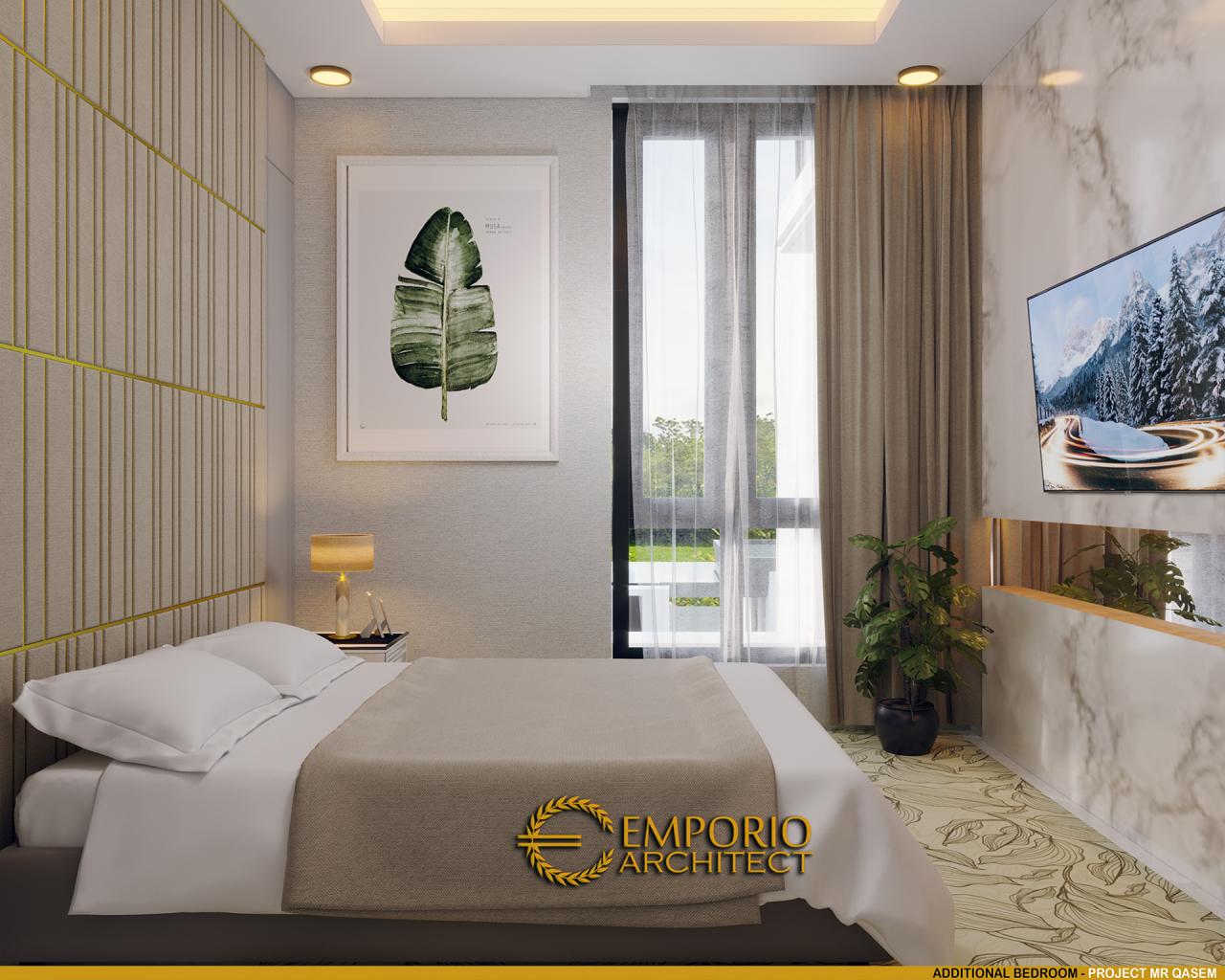 Desain Additional Bedroom Rumah Modern 4 Lantai Mr. Qasem di Arab Saudi ...