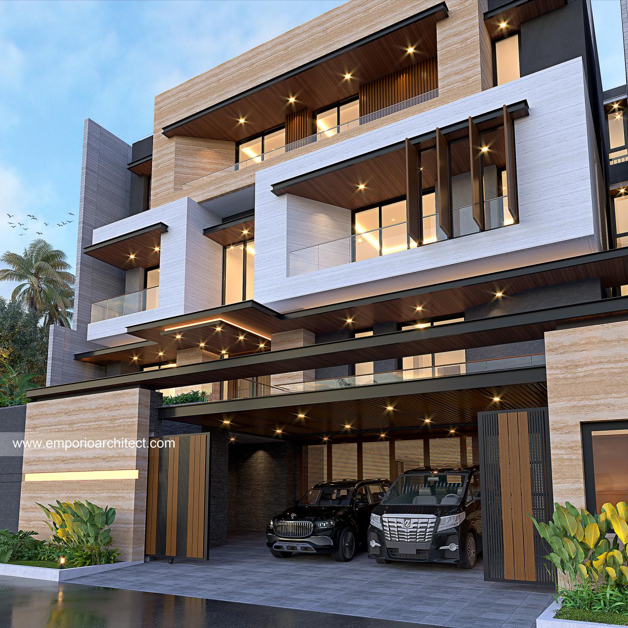 Mr. RSH 2056 House 4.5 Floors Design - PIK, Jakarta Utara 28417 ...