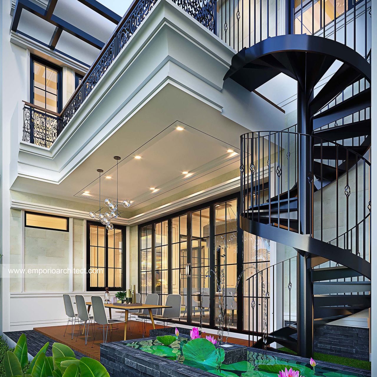 Mr. RFK 1756 Classic Modern House 3 Floors Design - Yogyakarta 37394 ...