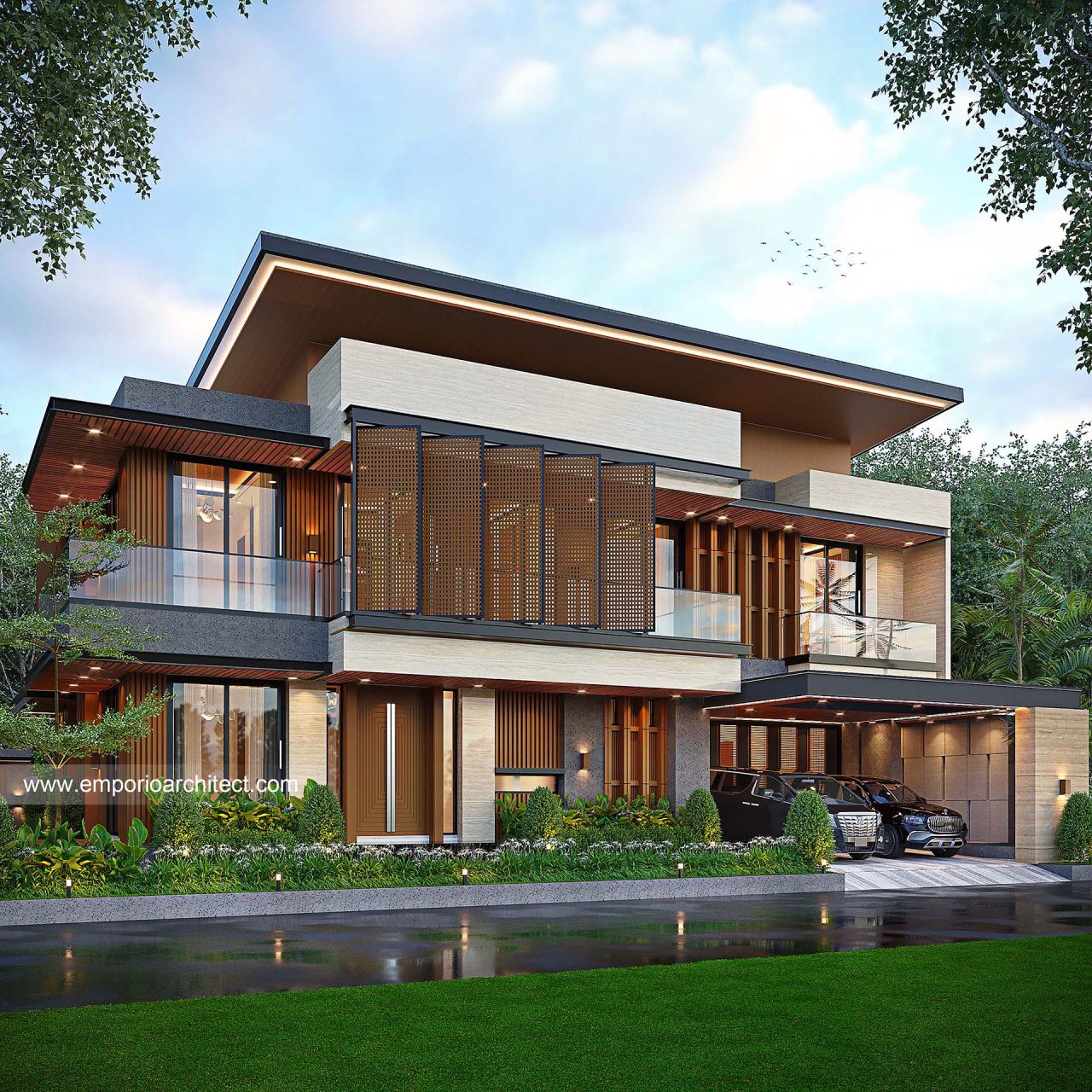Mrs. WYN 1715 Modern Contemporary House 2 Floors Design - Aceh 36652 ...