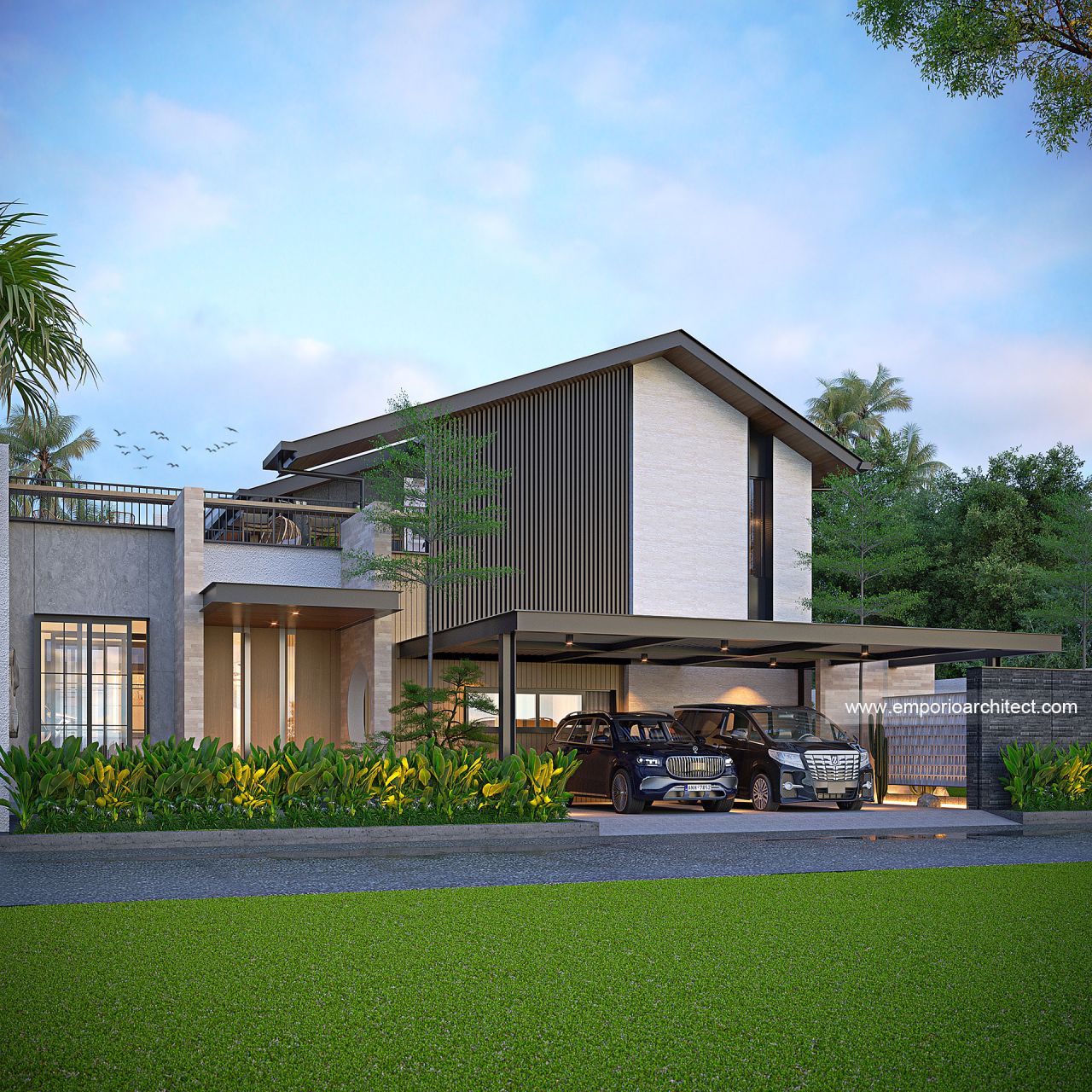 Mr. BTJ 1781 and Mrs. RN Modern Contemporary House 2 Floors Design ...