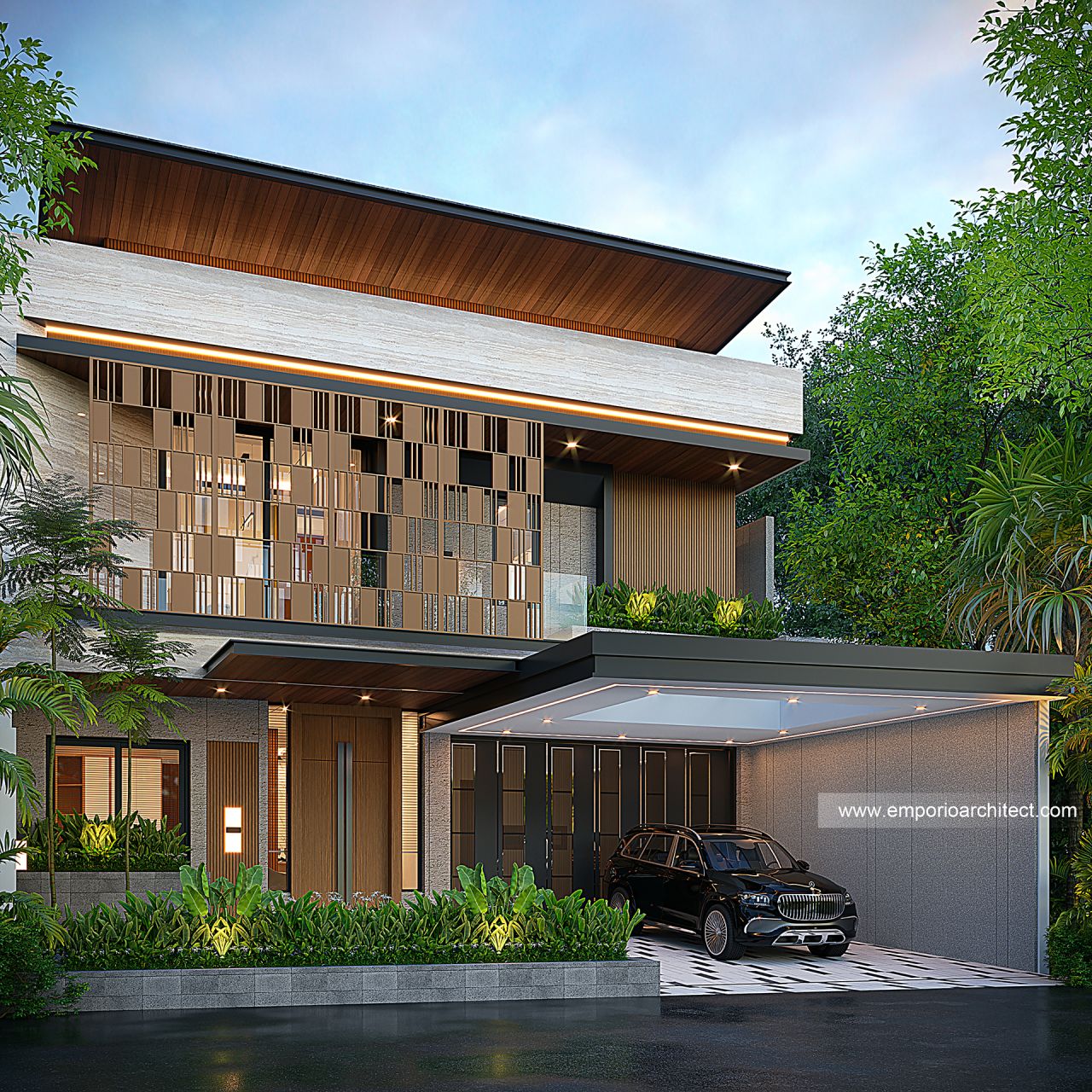 Mr. EVN 1925 Modern Minimalist House 2 Floors Design - Semarang 41665 ...