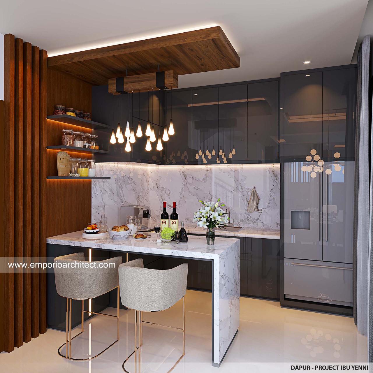 Mrs. YNN 1485 Modern Villa Bali House 2 Floors Design - Sunter, Jakarta ...
