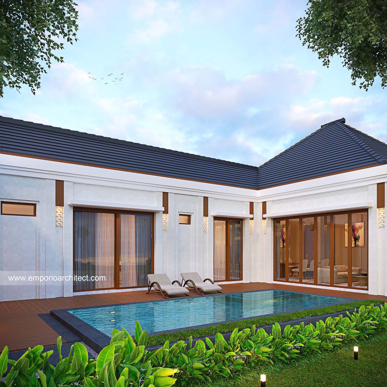 Mrs. RTN 1788 Villa Bali House 1 Floor Design - Jawa Timur 38907 ...