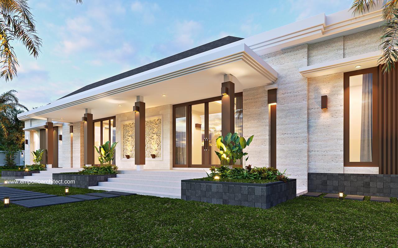 Mr. AD 2033 Villa Bali House 1 Floor Design - Pontianak 27812 - House ...