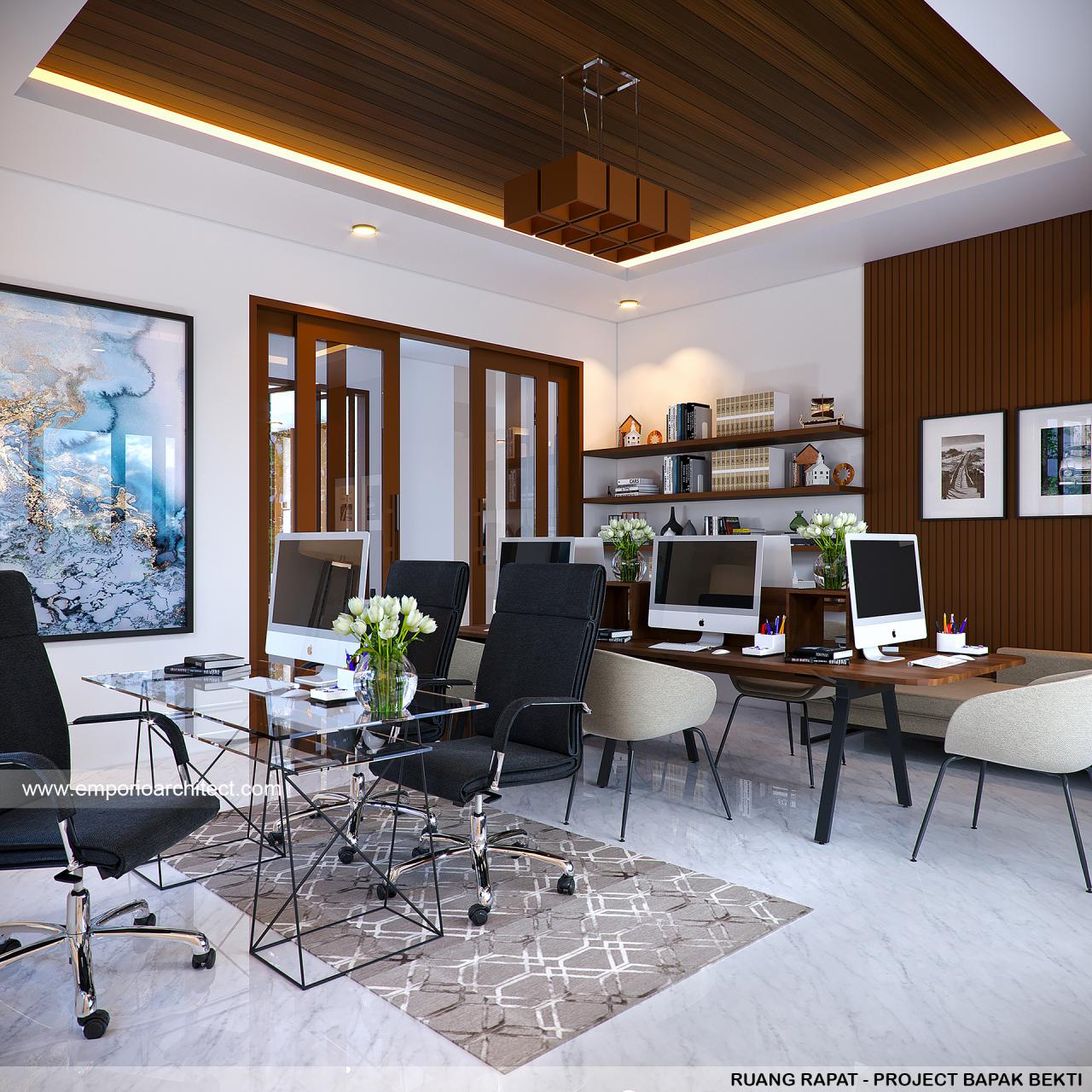 Desain Ruang Rapat Rumah Villa Bali 2 Lantai Bapak BKT di Yogyakarta ...