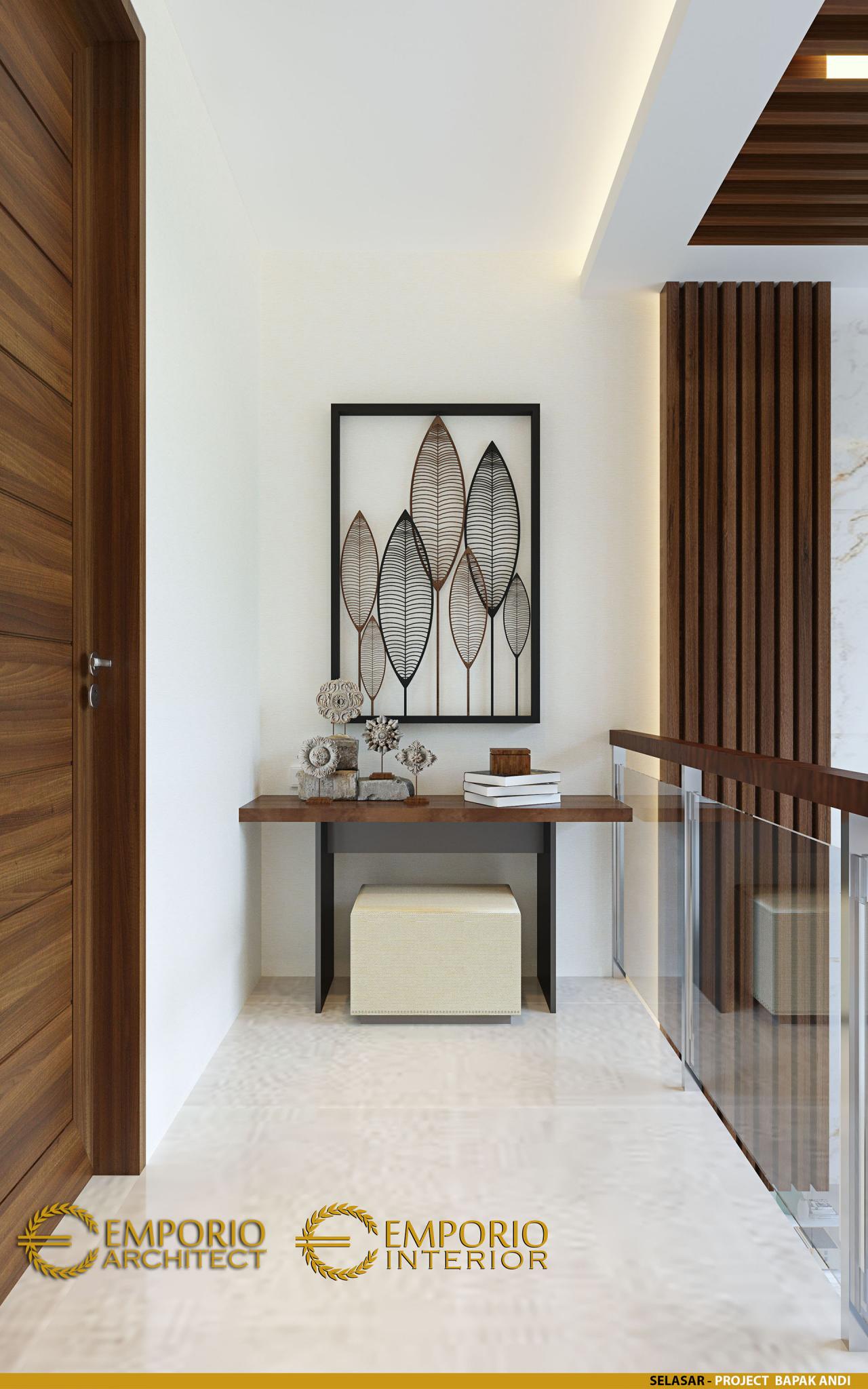 Desain Selasar (Koridor) Rumah Villa Bali 2 Lantai Bapak Andi di ...