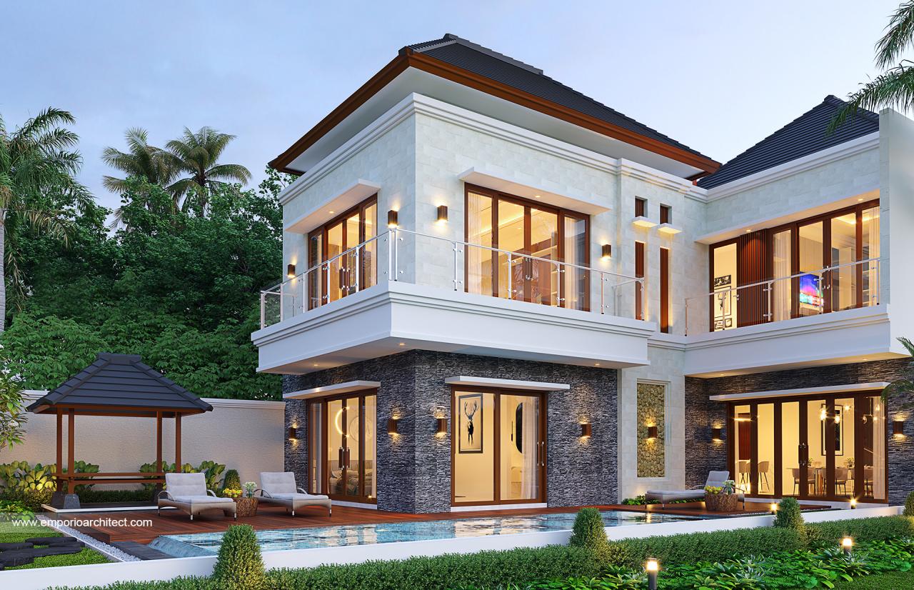 Mrs. Windia Villa Bali House 2 Floors Design - Bali 22278 - Exterior Design
