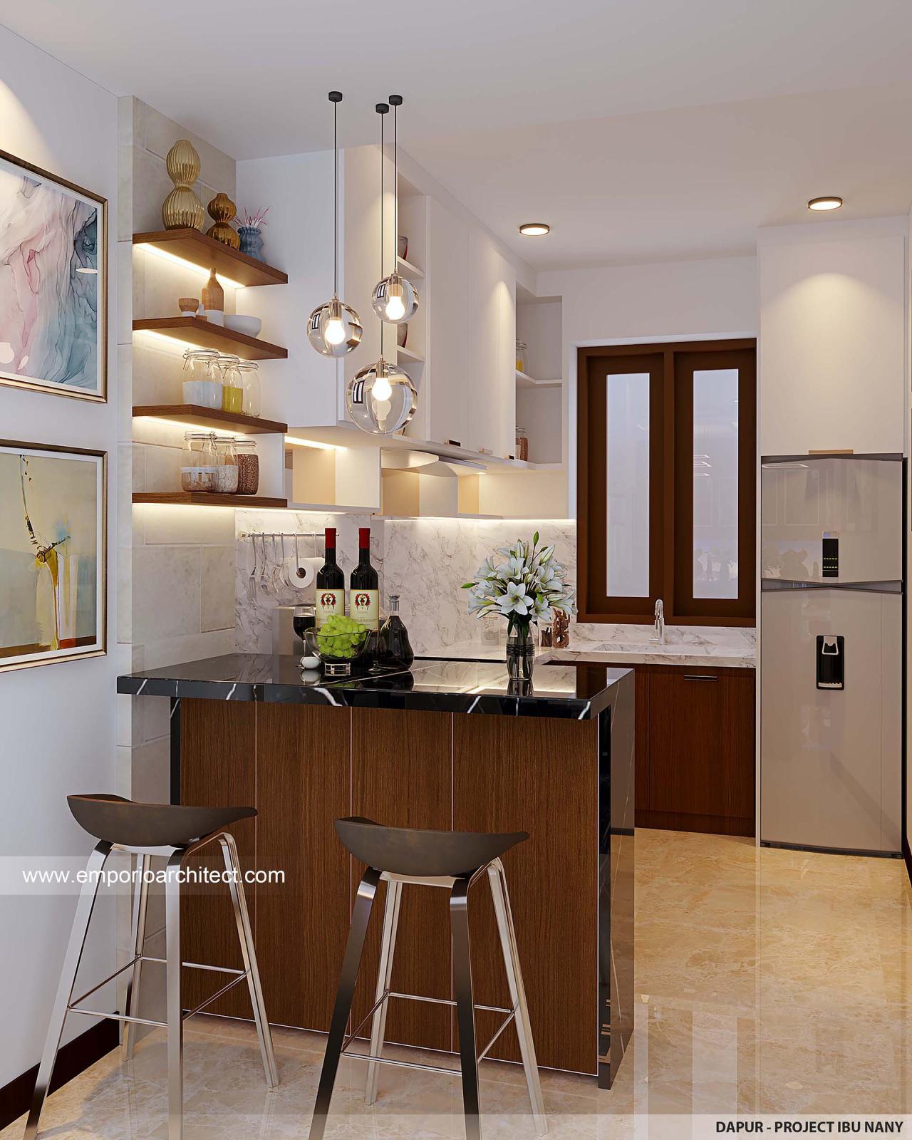 Desain Dapur Rumah Villa Bali 2 Lantai Ibu NNY di Pasuruan 27491 ...