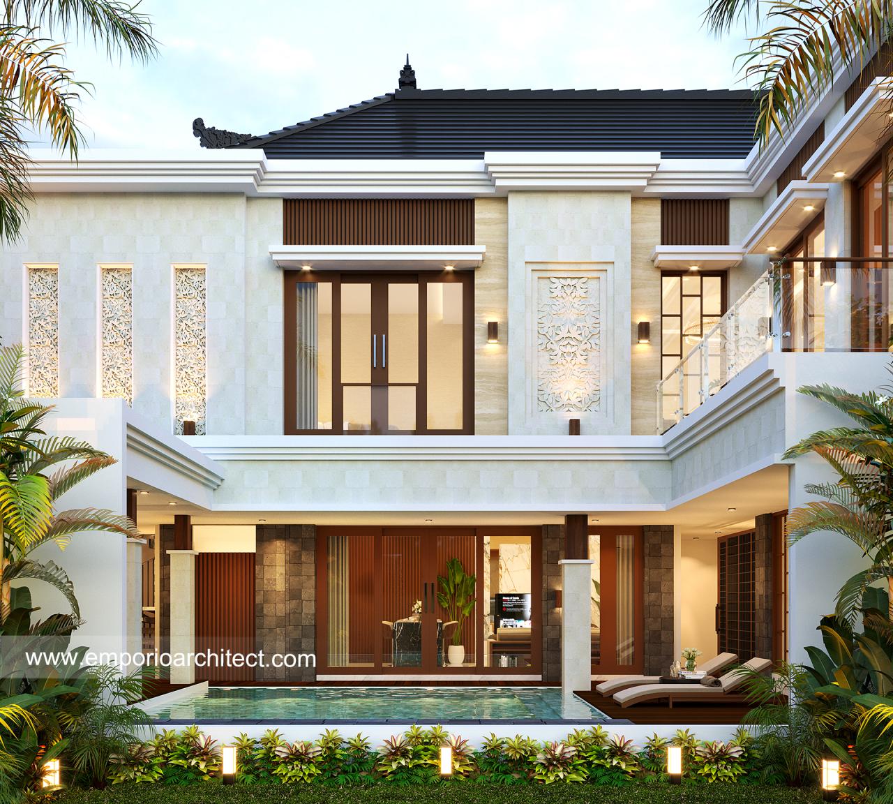 Mrs. LNA 1156 Villa Bali House 2 Floors Design - Bandung, Jawa Barat ...