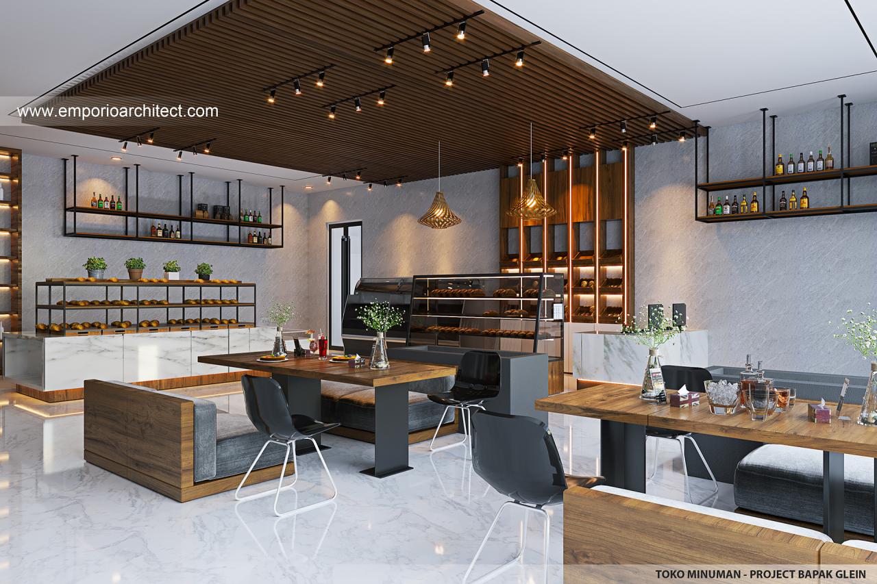 Desain Toko Minuman Modern 2 Lantai Bapak GLN di Buli, Maluku Utara 28742