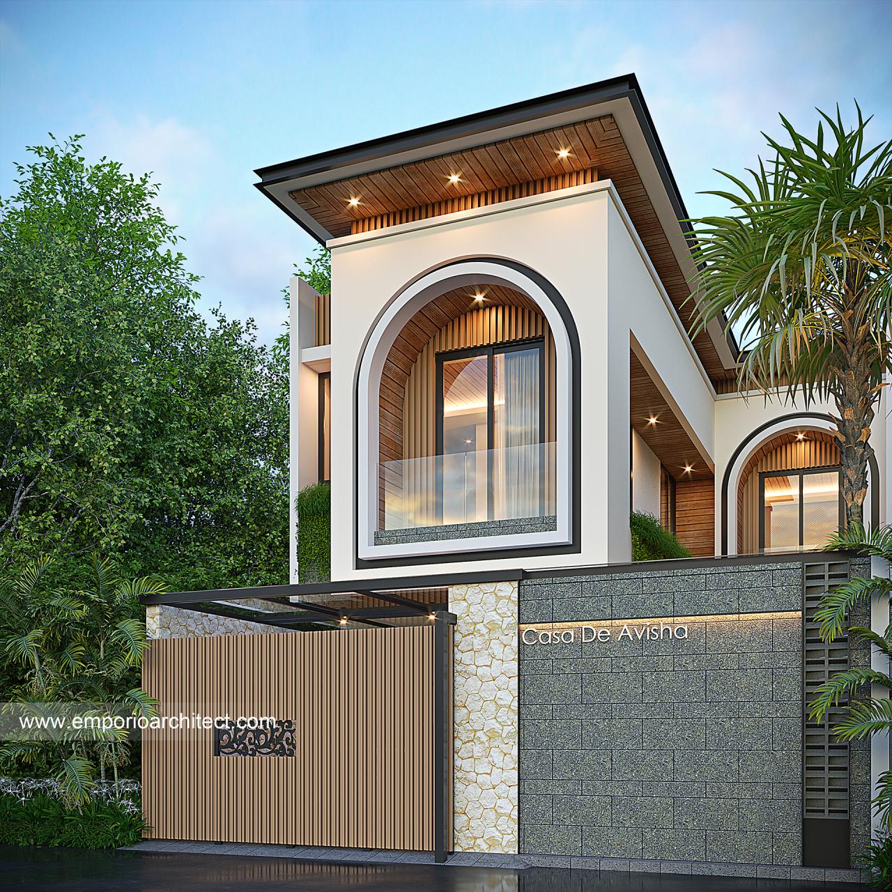 Mrs. IRW 1596 Modern Casa De Avisha Villa 2 Floors Design - Bali 33258 ...