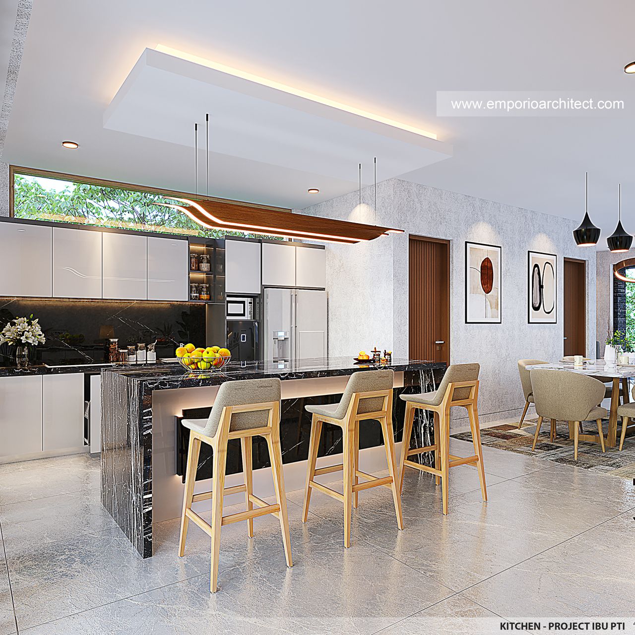 Mrs. PTI 1893 Modern Minimalist Villa 3 Floors Design - Tabanan, Bali 41331 - Kitchen Design
