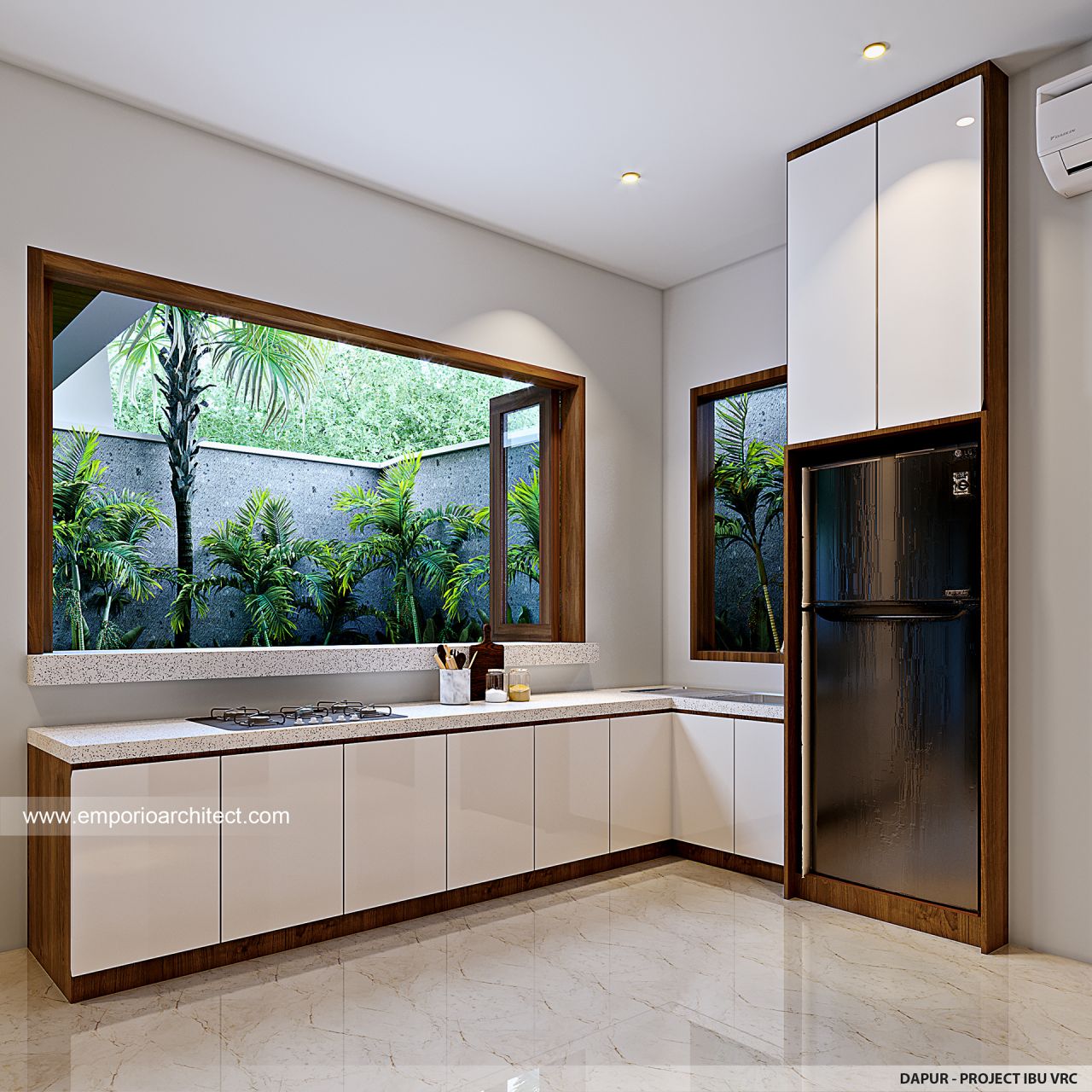 Desain Dapur Villa Style Villa Bali 2 Lantai Ibu VRC di Bali 37028 ...