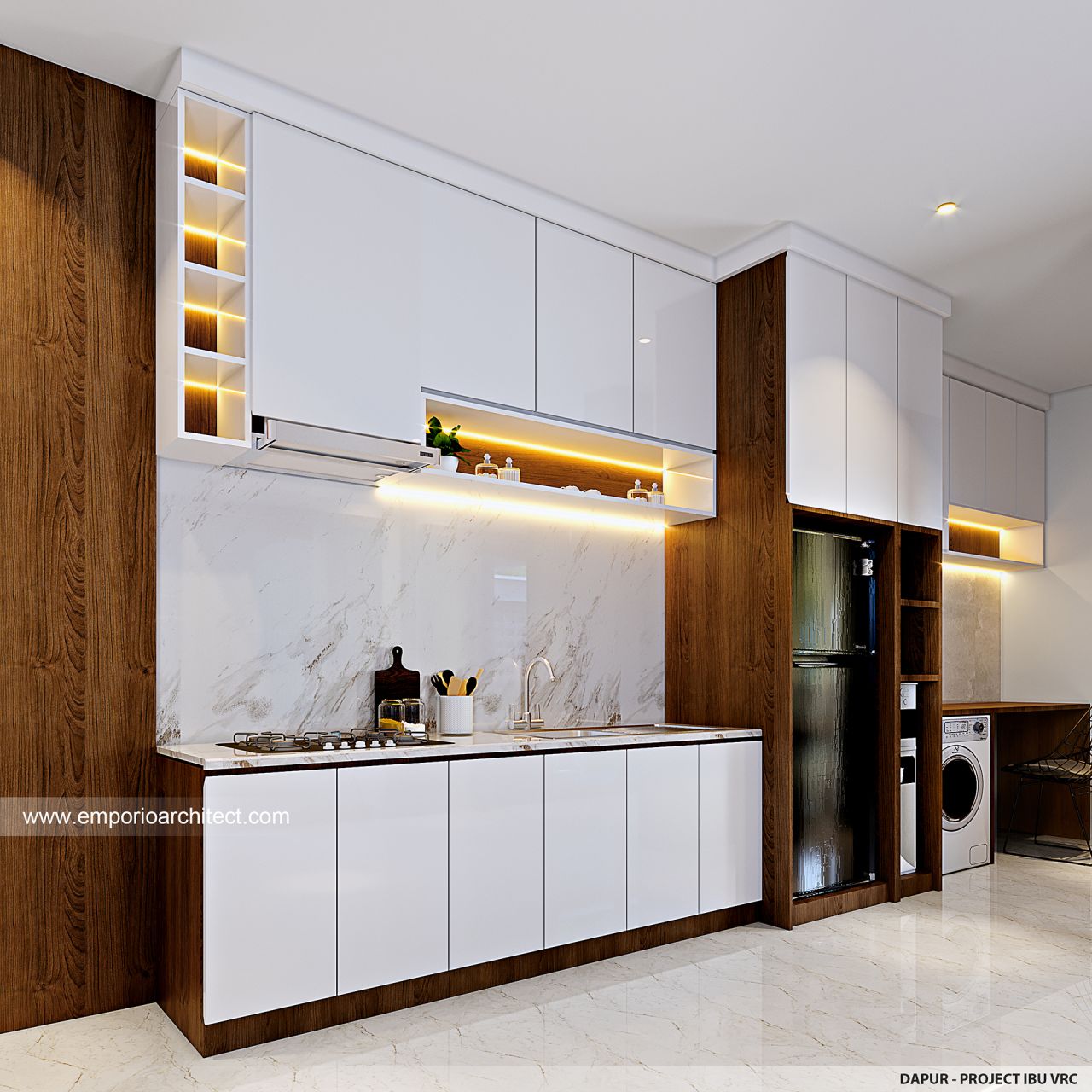 Desain Dapur Villa Style Villa Bali 2 Lantai Ibu VRC di Bali 37022 ...