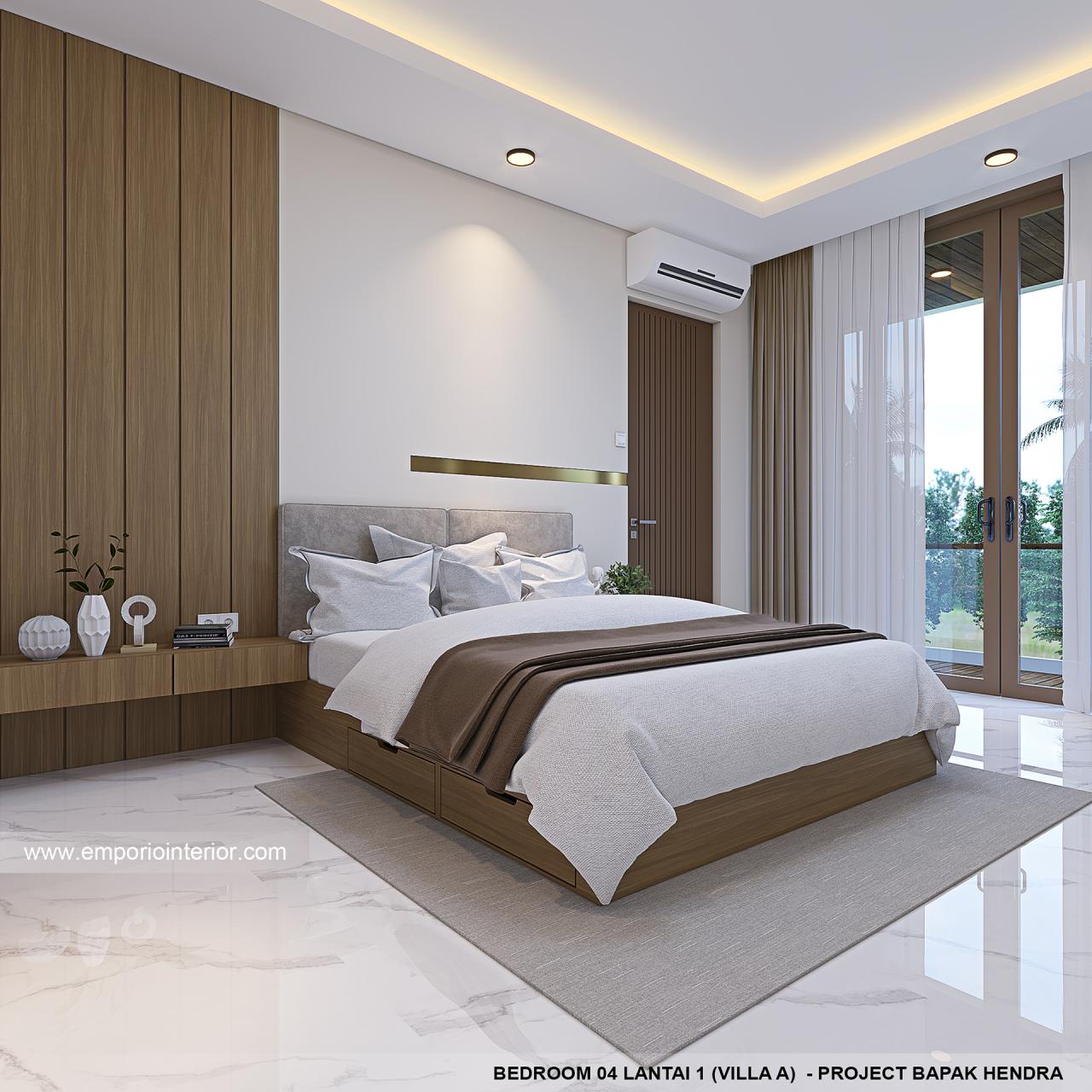Desain Kamar Tidur 4 Lantai 1 Villa Style Villa Bali Modern 3 Lantai ...