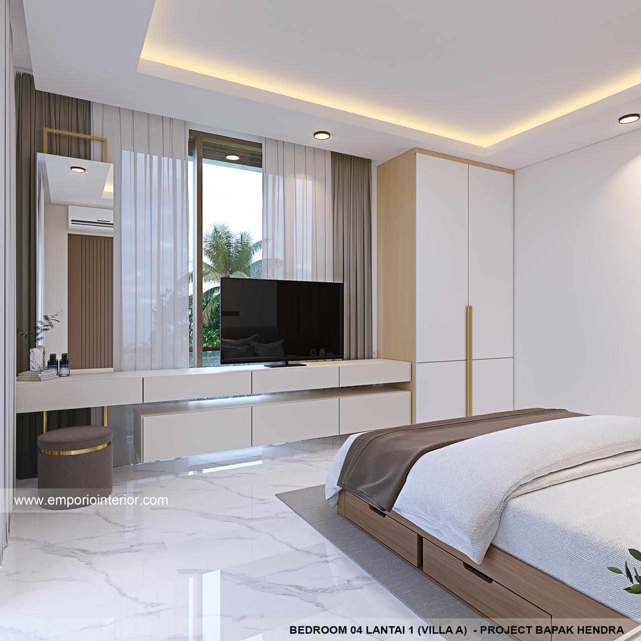Desain Kamar Tidur 4 Lantai 1 Villa Style Villa Bali Modern 3 Lantai ...