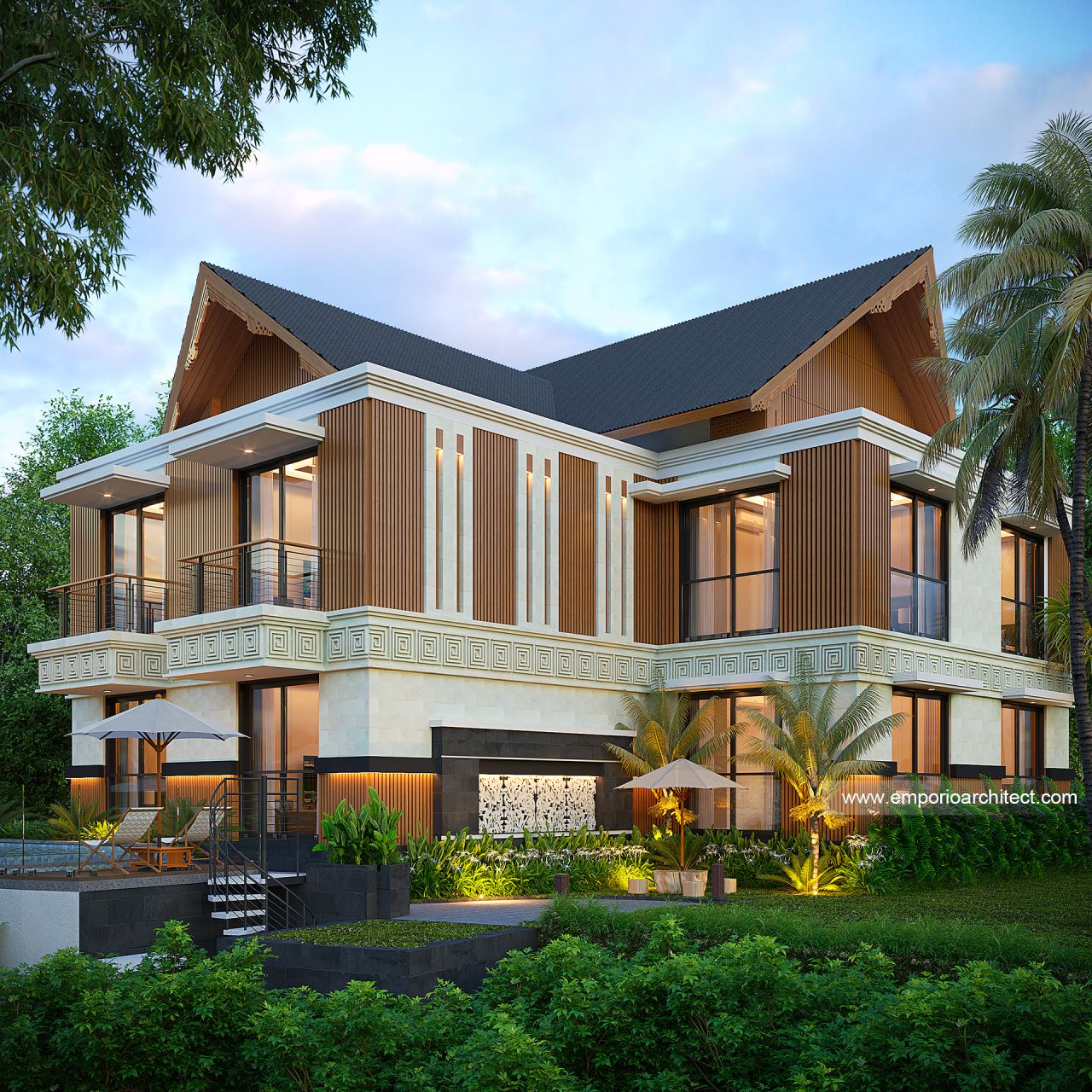 Mr. MGG Villa Bali Modern Style Villa 2 Floors Design - Ubud, Bali ...