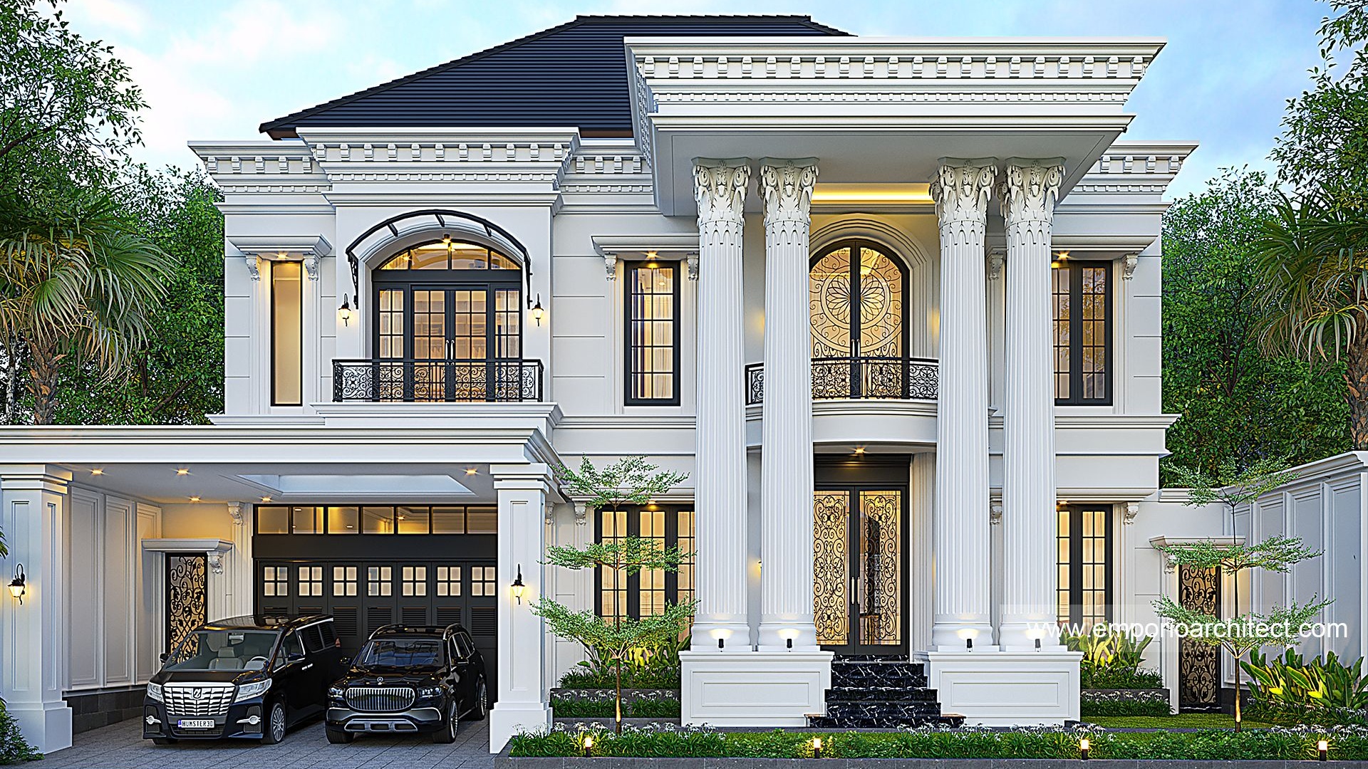 Desain Rumah Klasik / Classic Tropis - Emporio Architect