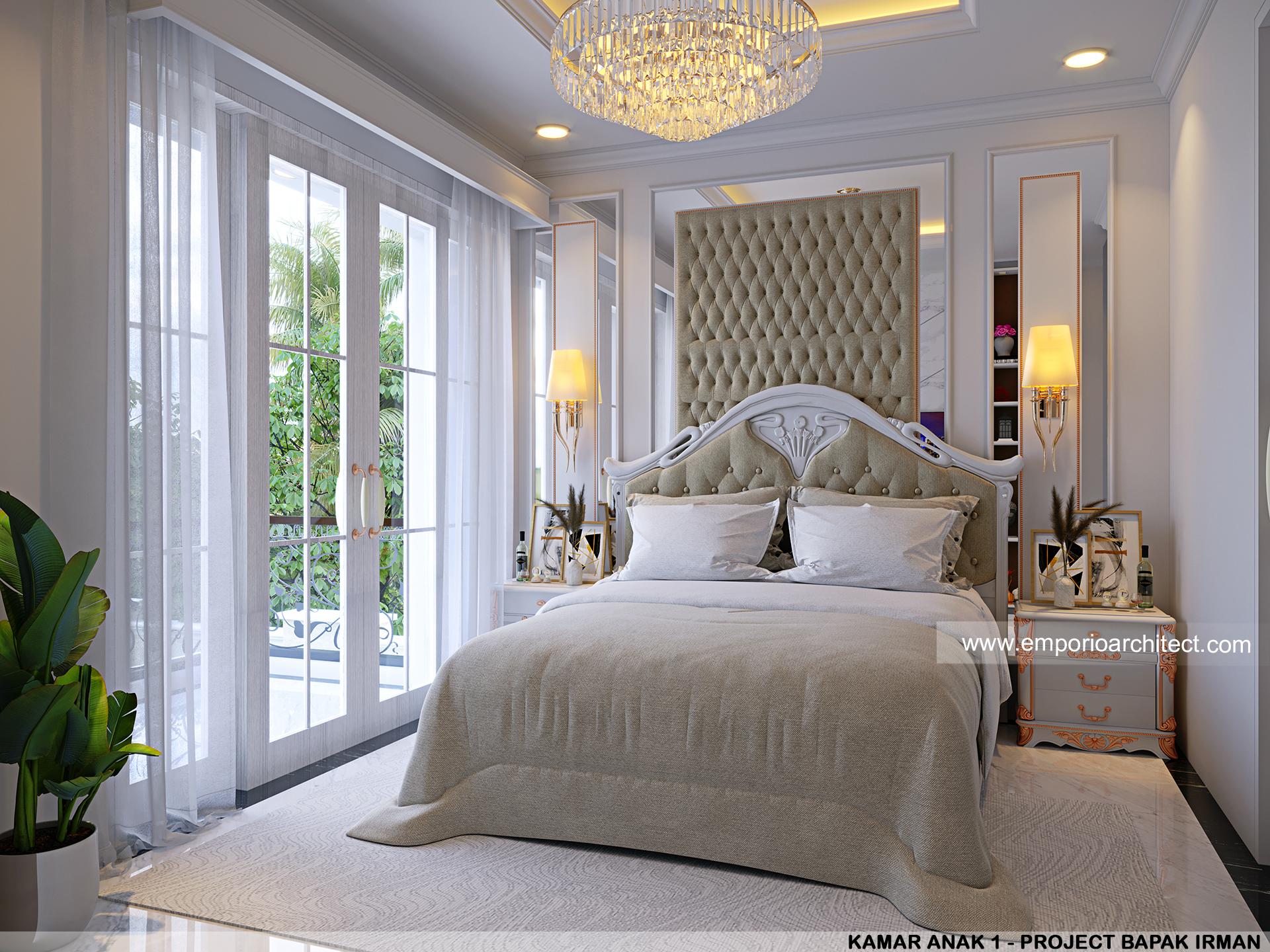 Mr. Irman Classic House 2 Floors Design - Batam 16878 - Ceiling Design