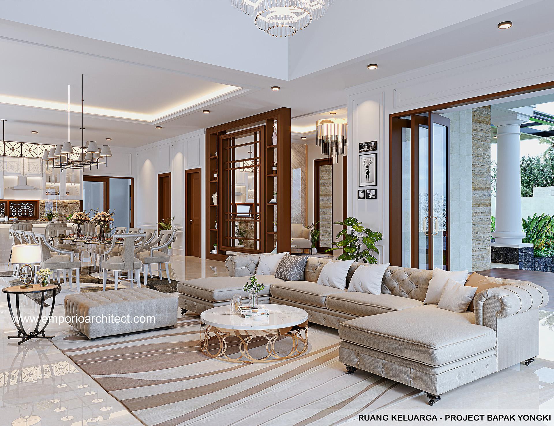 Mr. YGK 1404 Classic Modern House 2.5 Floors Design - Sentul City, Bogor 29537 - Interior Design