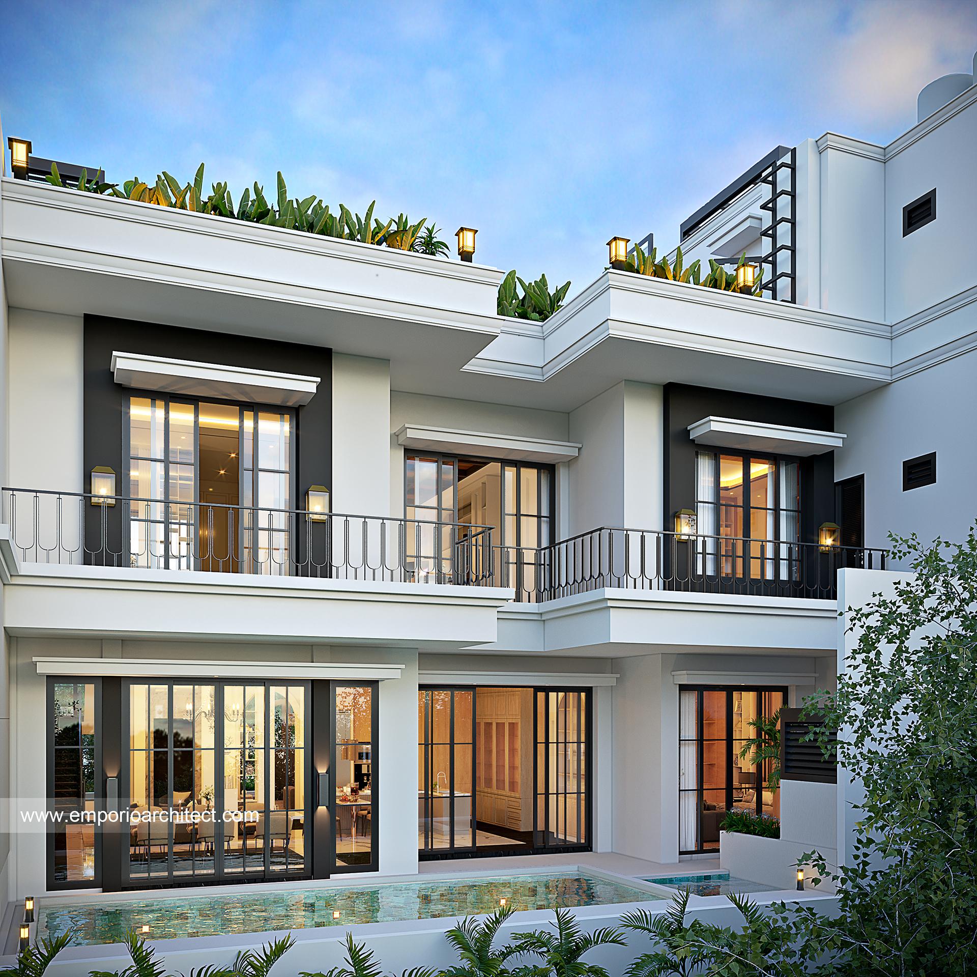 Mrs. MN 1618 Mediterranean Classic House 4 Floors Design - Jakarta Selatan 33444 - Classic Home ...
