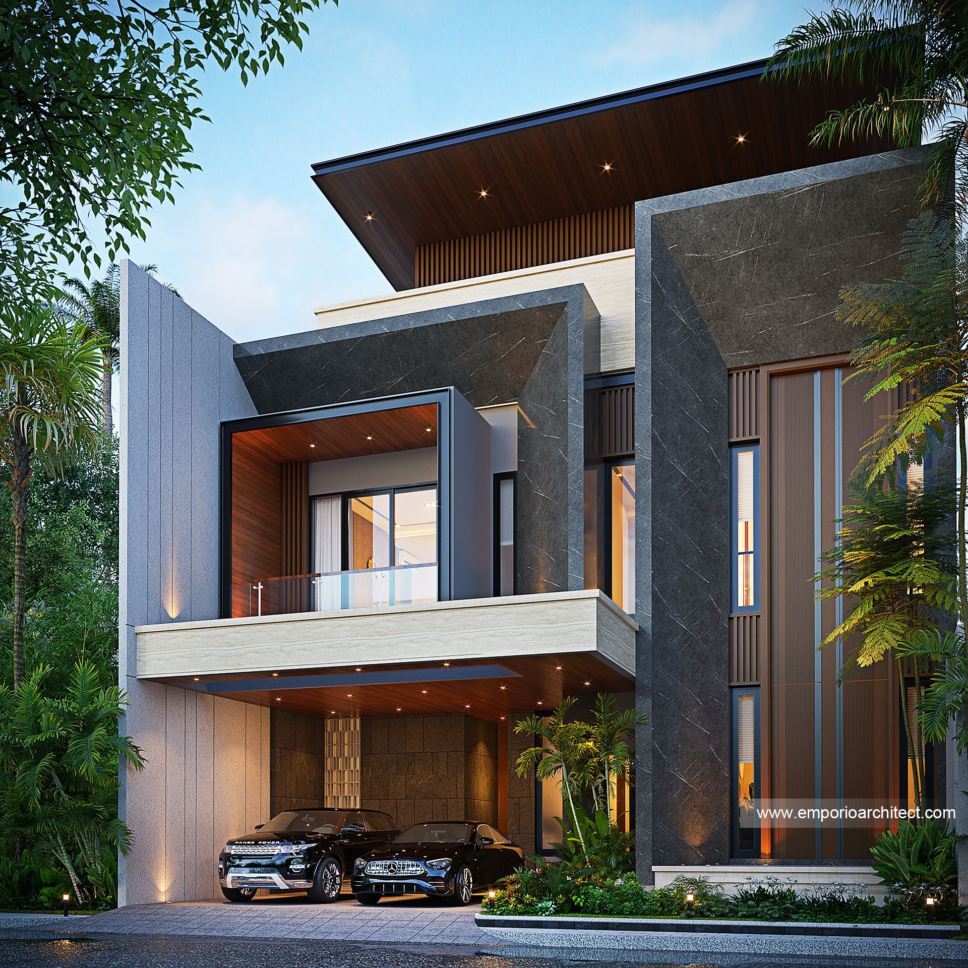 Mr. NHT Modern House 2 Floors Design - Bekasi 47037 - House Design