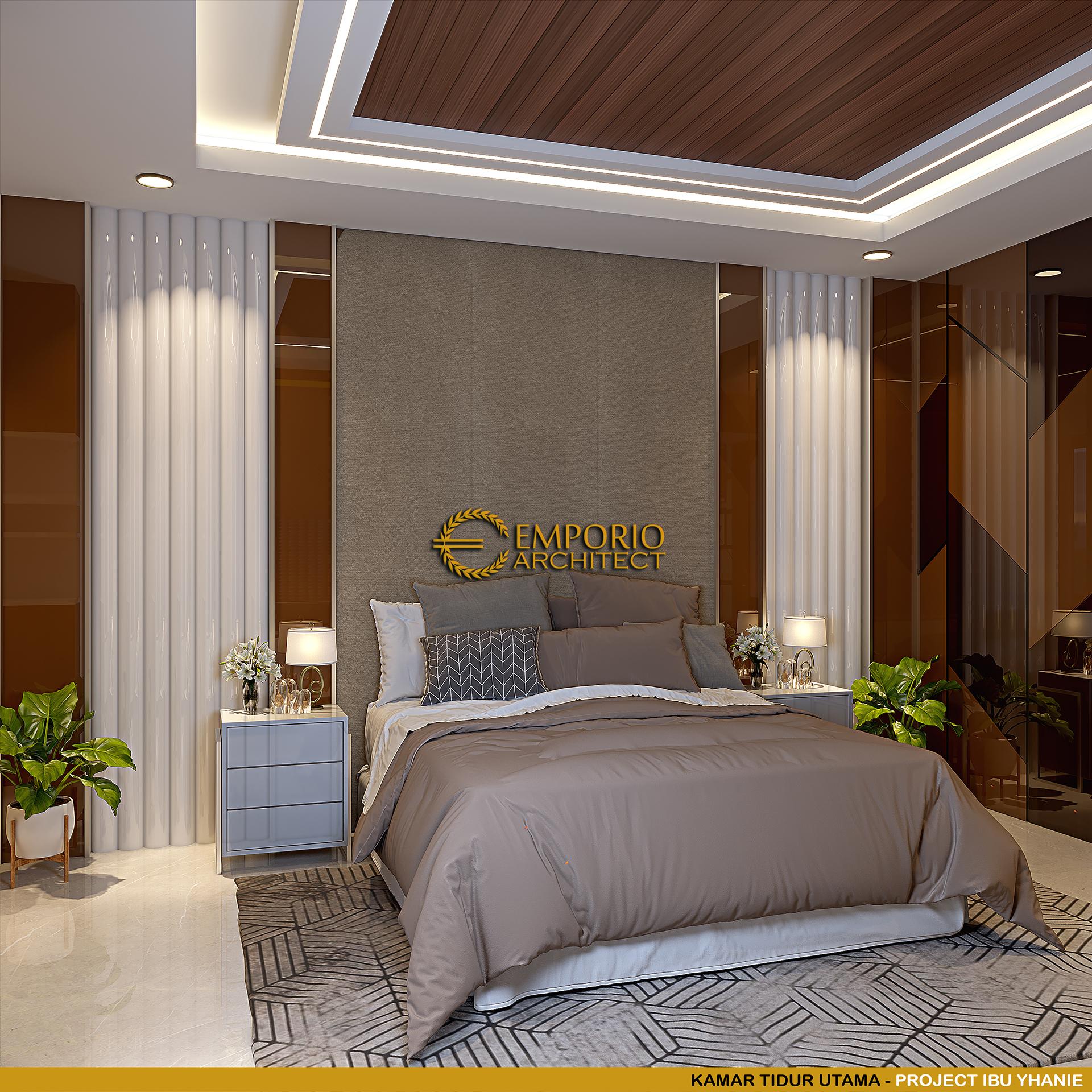 Desain Kamar Tidur Utama Rumah Modern 2 Lantai Ibu Yhanie di Makassar, Sulawesi Selatan 19432 ...