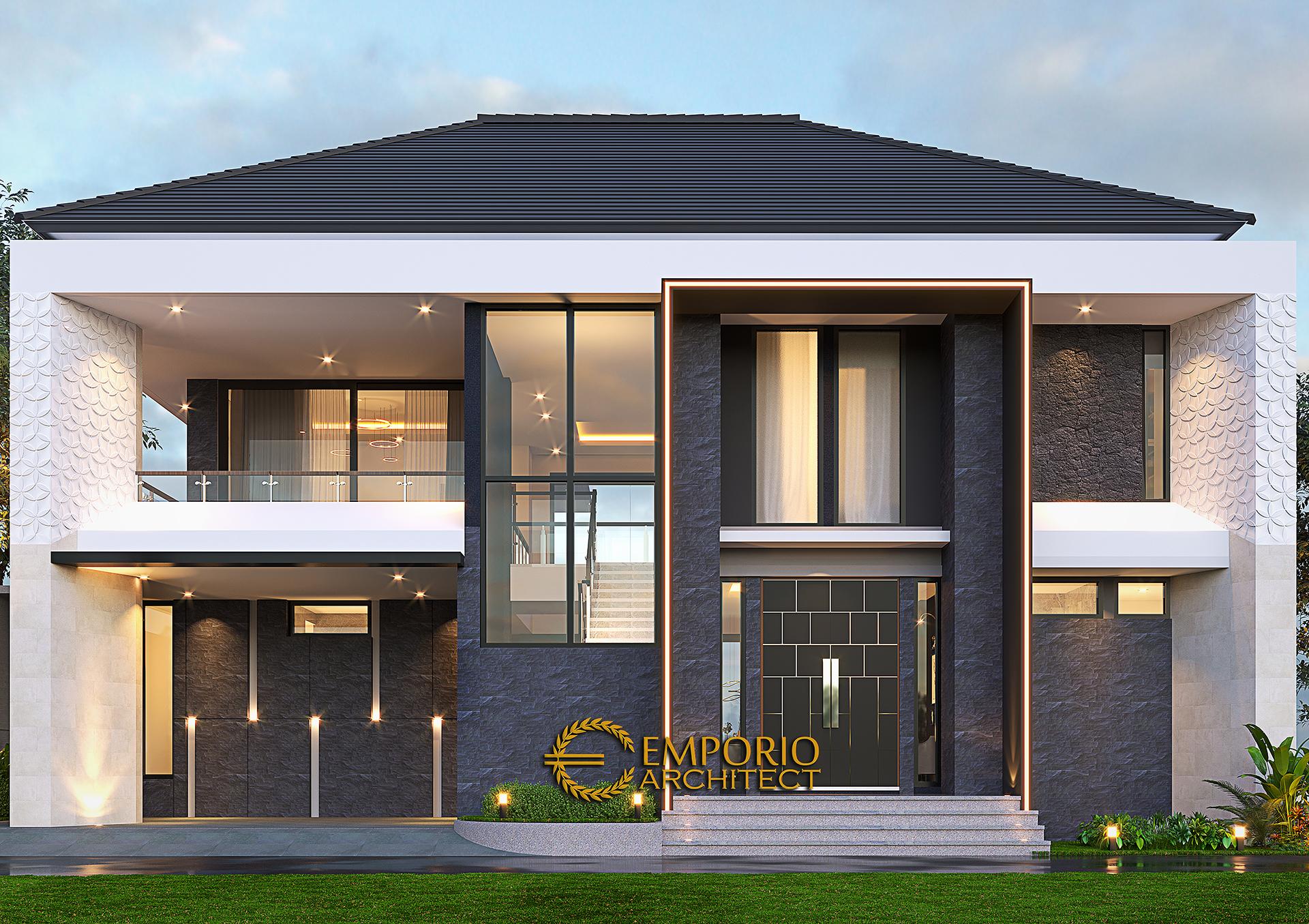 Mr. Julio Modern House 2 Floors Design - Pererenan, Badung, Bali 16241 - Facade Design